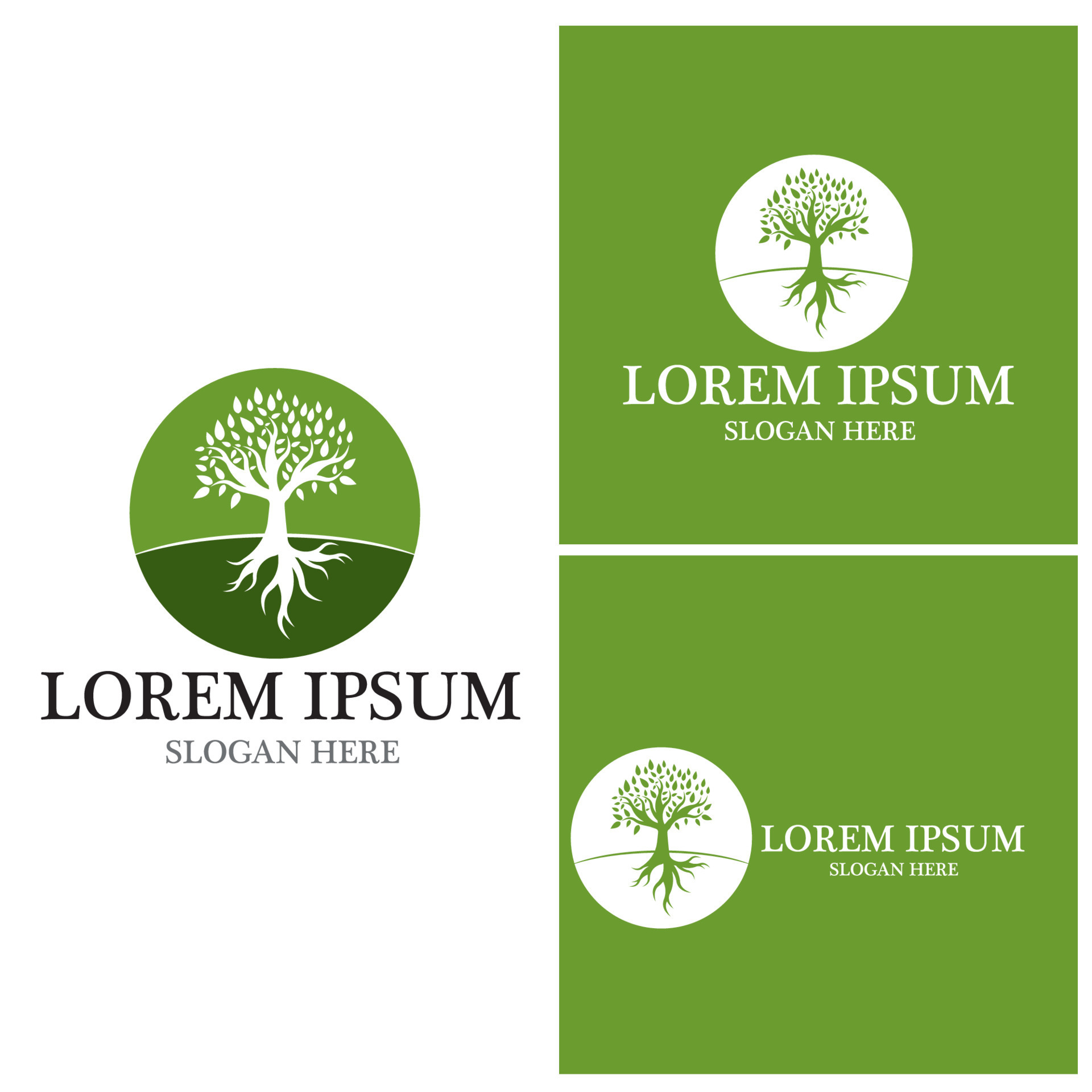 Tree icon and symbol vector template 10916129 Vector Art at Vecteezy