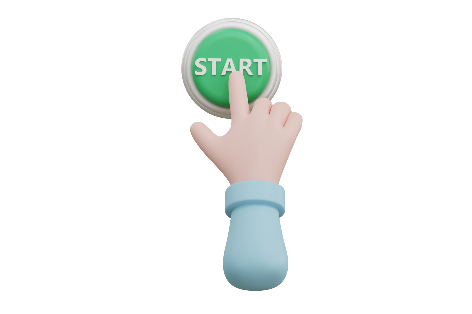Cartoon hand pressing the green button. system control 10916169 PNG Cartoon hand pressing the green button. system control 10916169 PNG