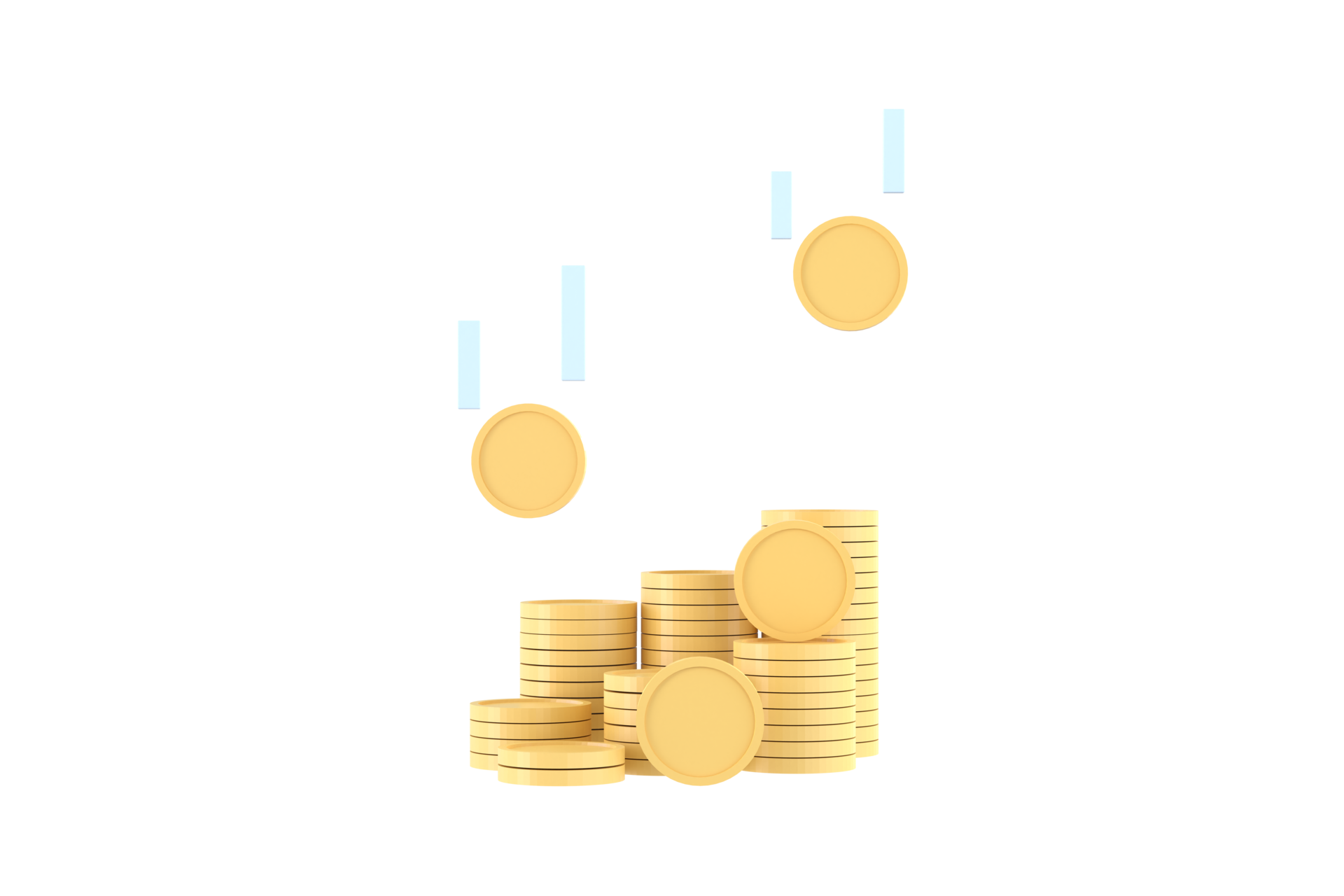 Coins heap. pile of falling gold coins. concept business finace ... Coins heap. pile of falling gold coins. concept business finace ...