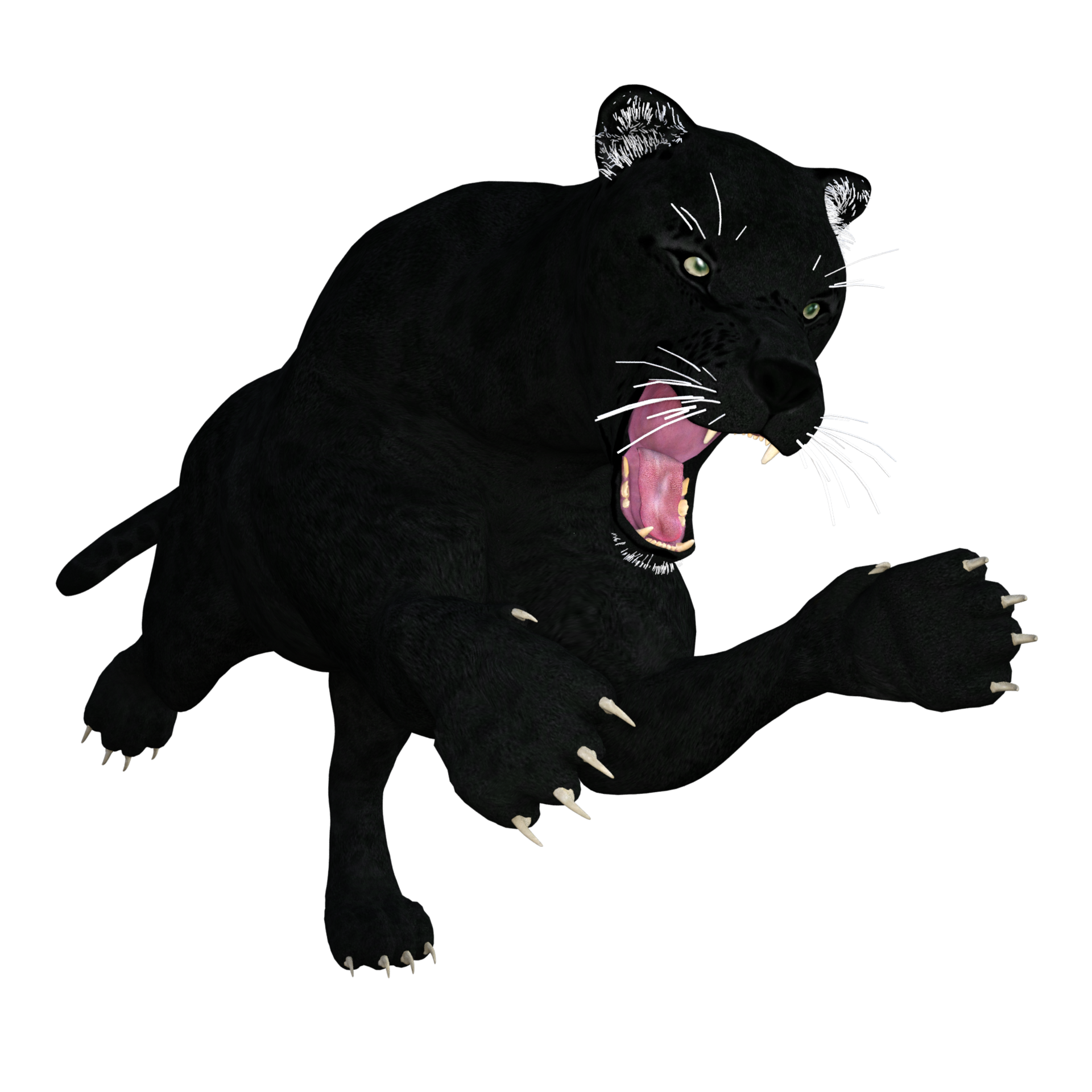 Jaguar 3d pose illustration model 10916856 PNG Jaguar 3d pose illustration model 10916856 PNG