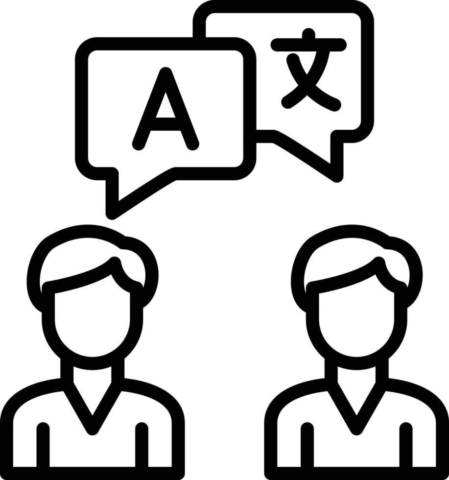 Language Line Icon 10918151 Vector Art at Vecteezy Language Line Icon 10918151 Vector Art at Vecteezy