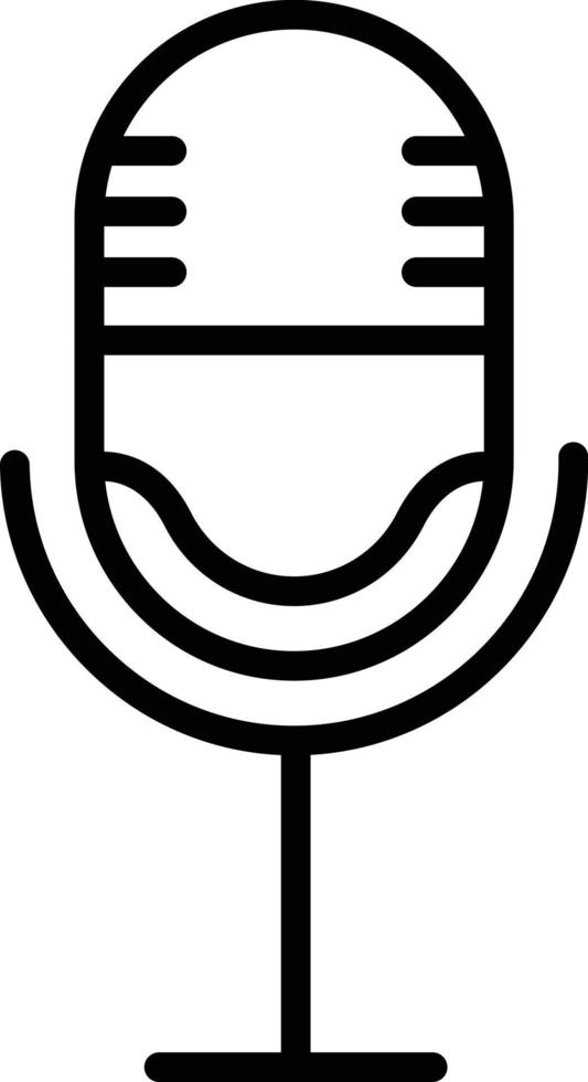 Microphone Line Icon 10918520 Vector Art at Vecteezy Microphone Line Icon 10918520 Vector Art at Vecteezy