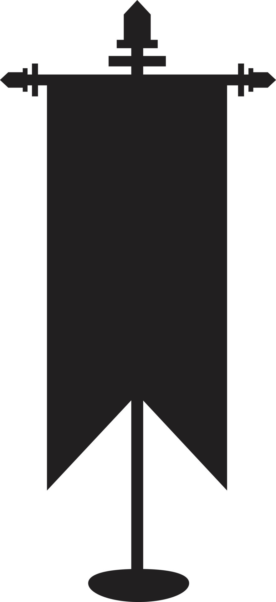 Blank Medieval War Banner