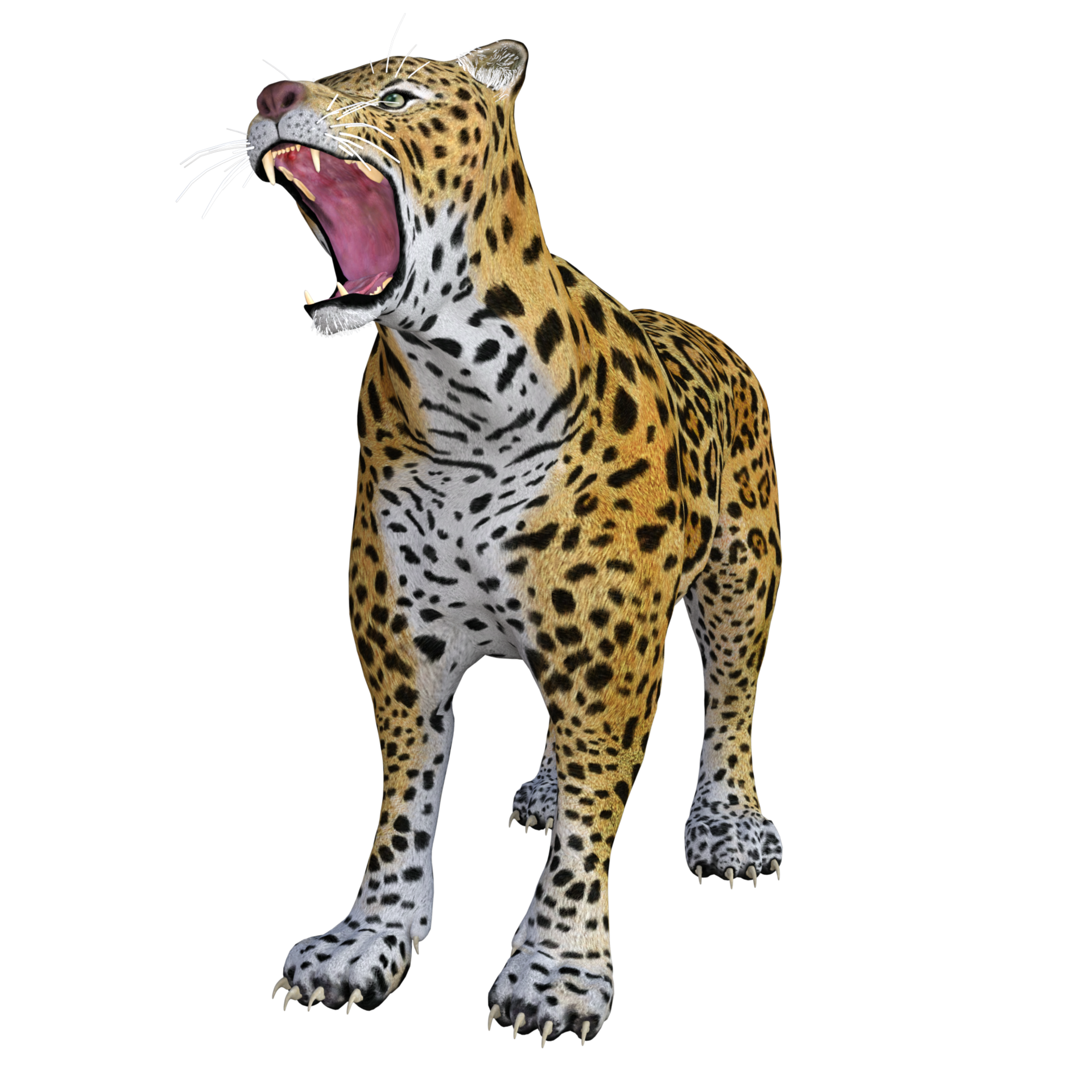 Jaguar 3d pose illustration model 10922297 PNG Jaguar 3d pose illustration model 10922297 PNG