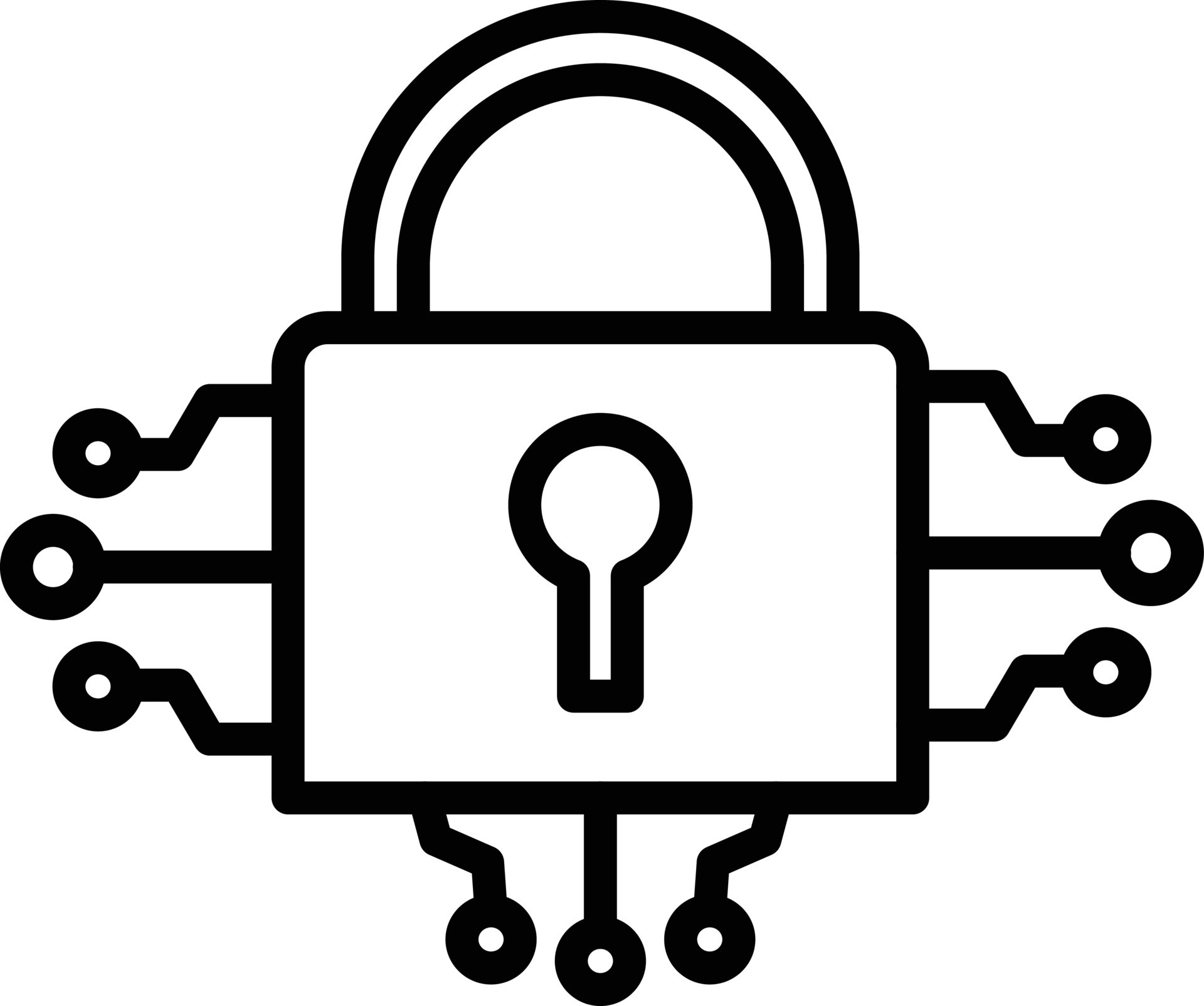 Cyber Security Line Icon 10930164 Vector Art at Vecteezy Cyber Security Line Icon 10930164 Vector Art at Vecteezy