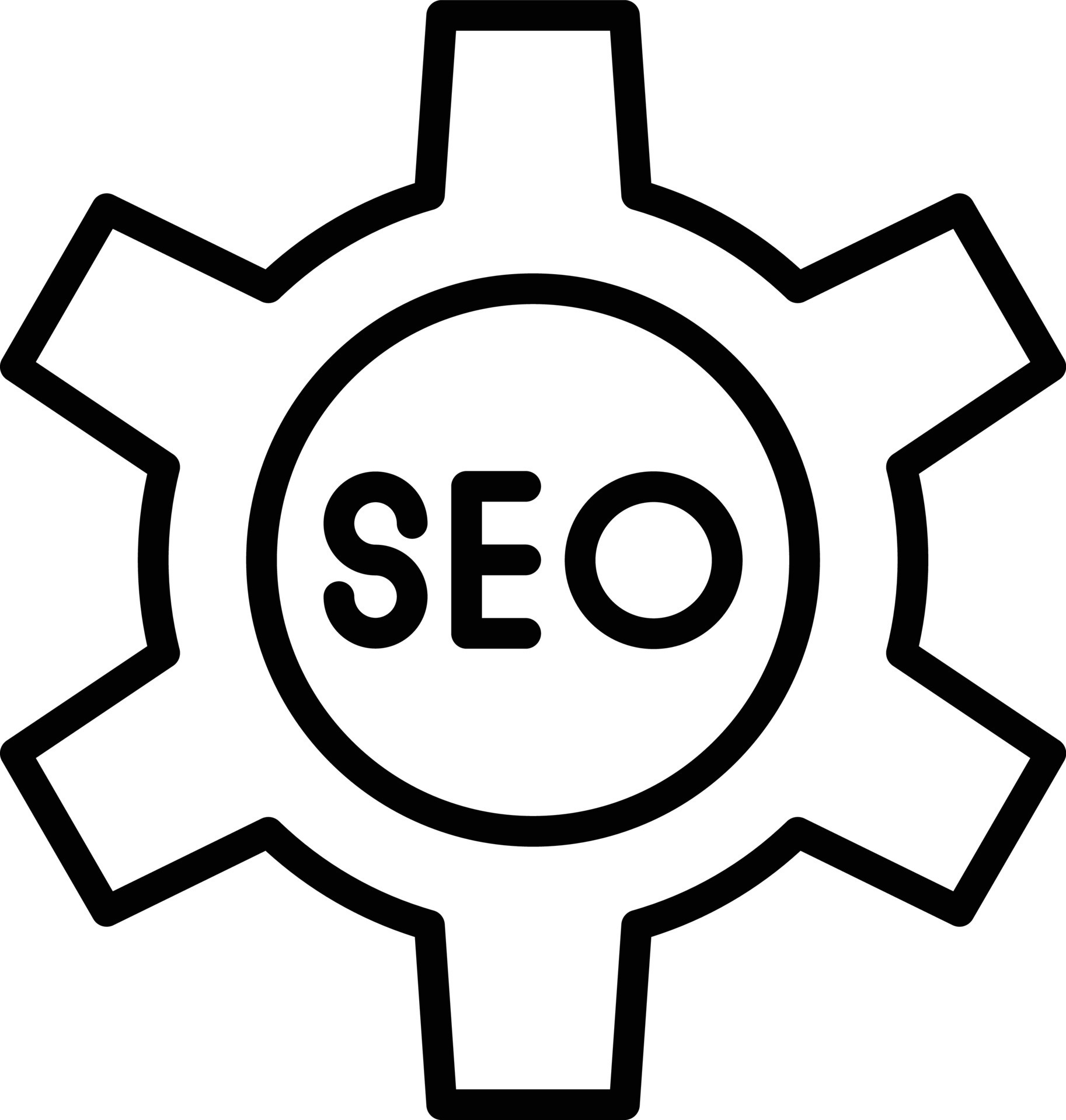 Seo Line Icon 10930368 Vector Art At Vecteezy