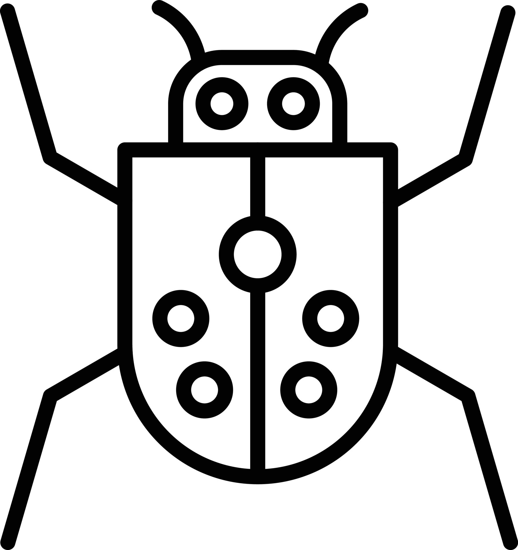 Bug Line Icon 10931399 Vector Art At Vecteezy