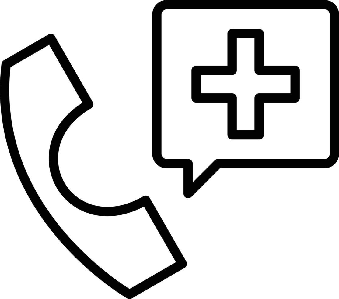Call Doctor Line Icon 10931947 Vector Art At Vecteezy