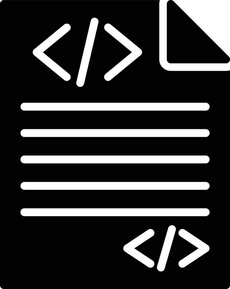 HTML Glyph Icon 10932211 Vector Art at Vecteezy