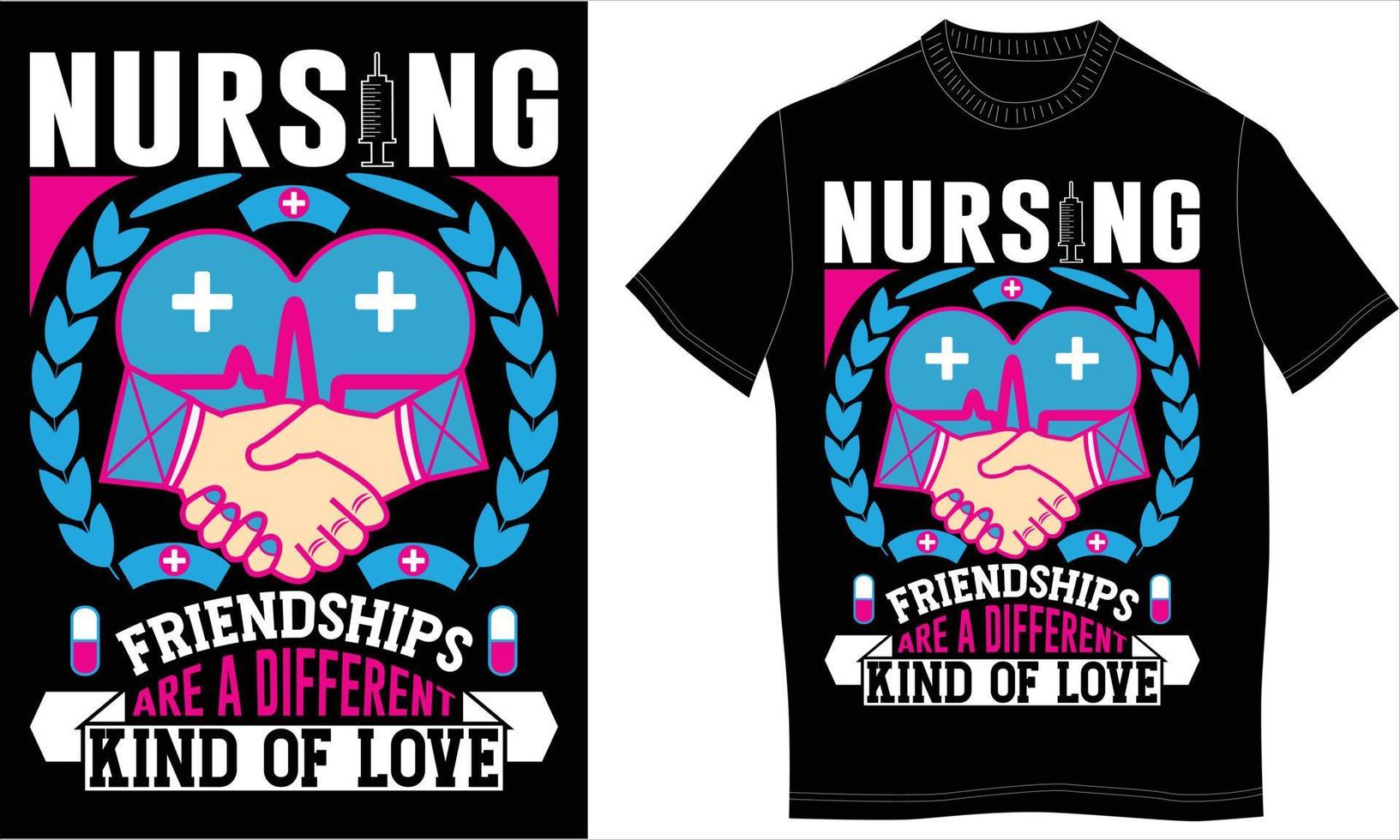 Nurse Tshirt Design 10935784 Vector Art At Vecteezy