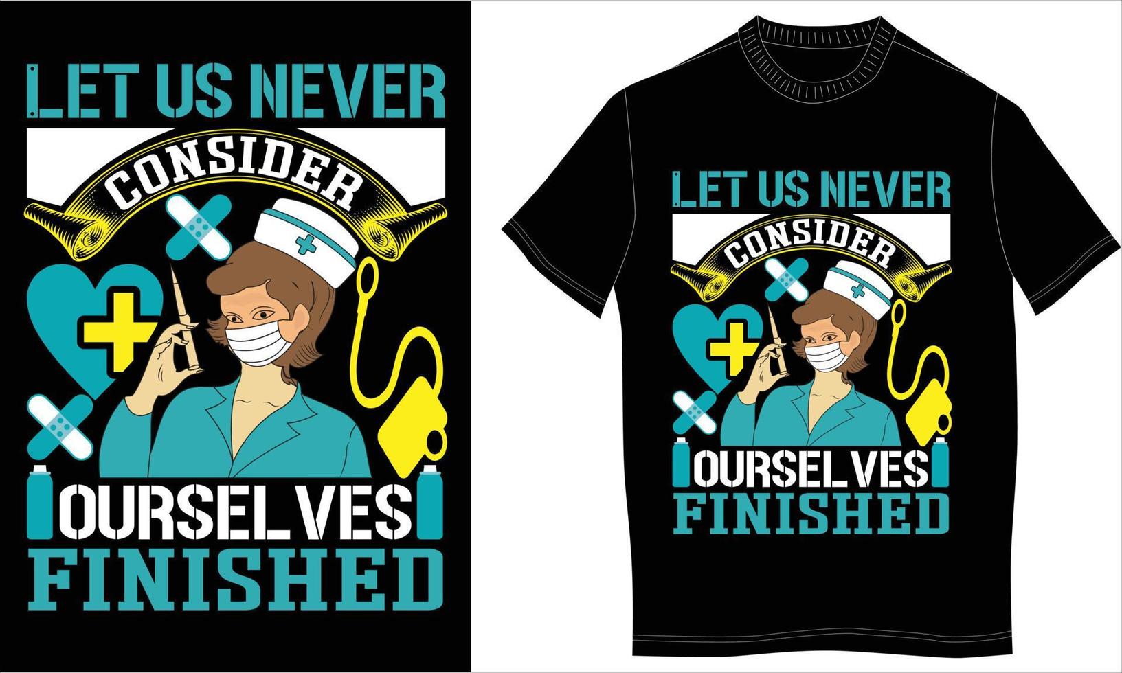 Nurse Tshirt Design 10935824 Vector Art At Vecteezy
