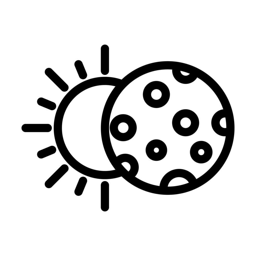 Solar Eclipse Icon Design 10940829 Vector Art at Vecteezy
