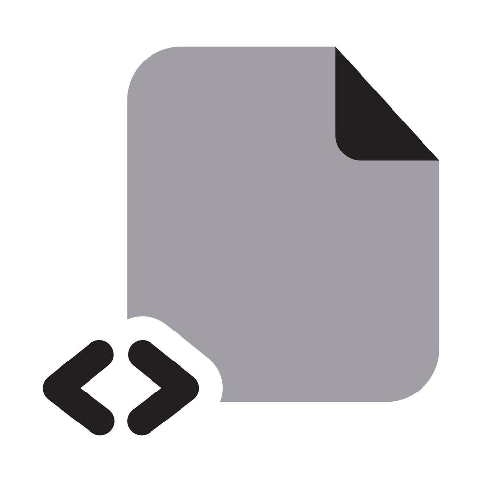 Coding Files Icon Two Tone Solid 10941045 Vector Art at Vecteezy