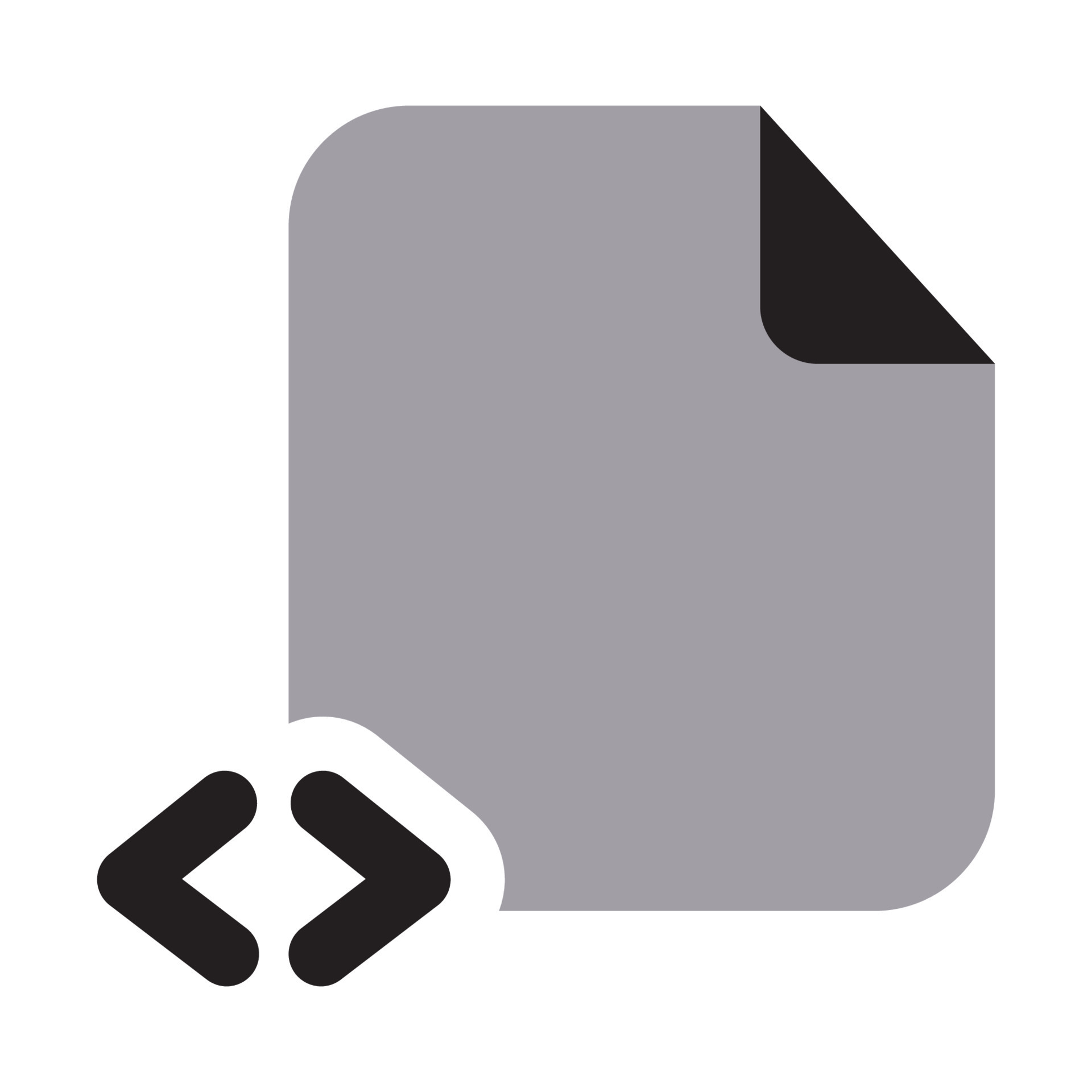 Coding Files Icon Two Tone Solid 10941045 Vector Art At Vecteezy