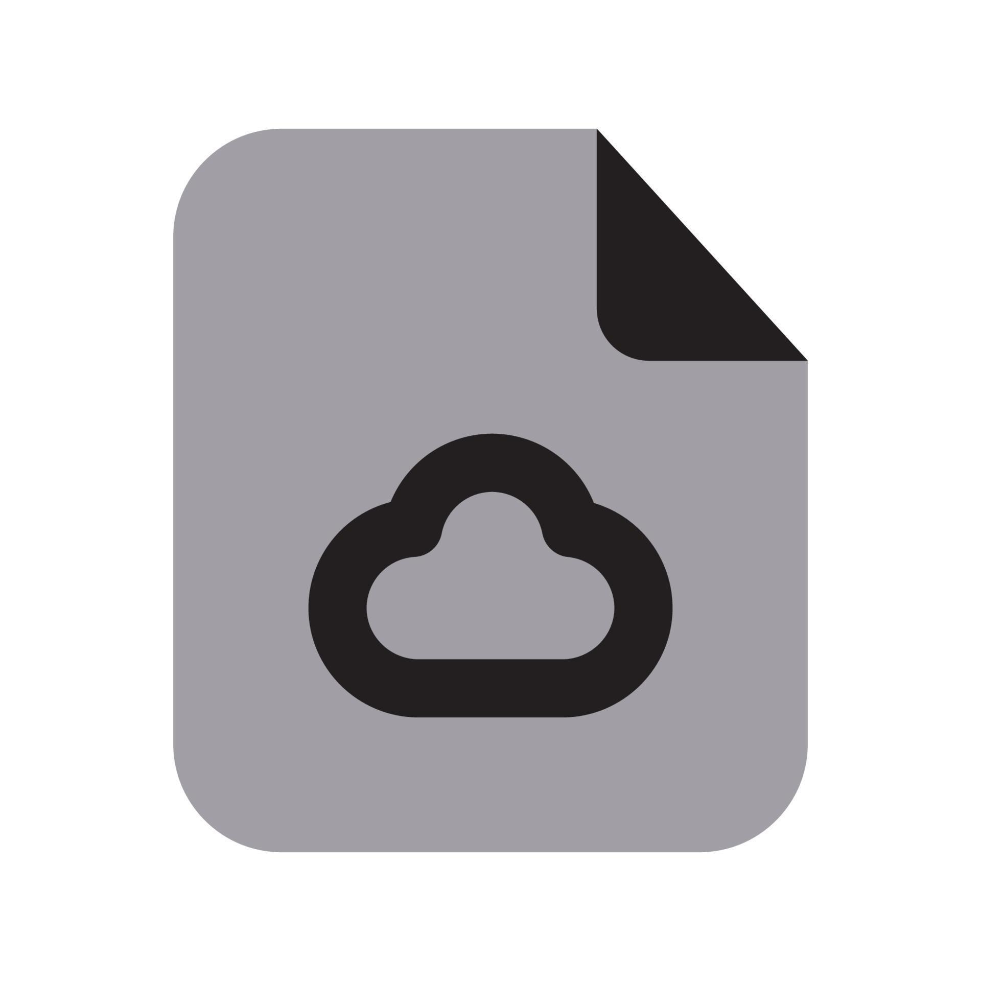 Cloud Files Icon Two Tone Solid 10941063 Vector Art at Vecteezy