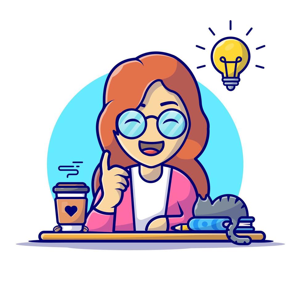 Women Brainstorming Cartoon Vector Icon Illustration. People Business ... Women Brainstorming Cartoon Vector Icon Illustration. People Business ...