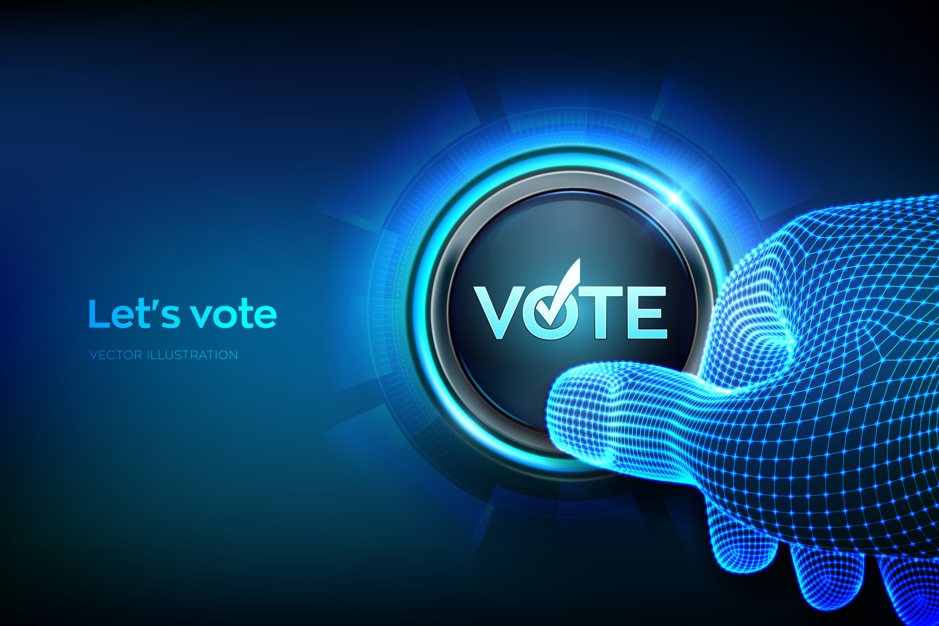 Vote. Voting and election concept on virtual screen. Polling, ballot ... Vote. Voting and election concept on virtual screen. Polling, ballot ...