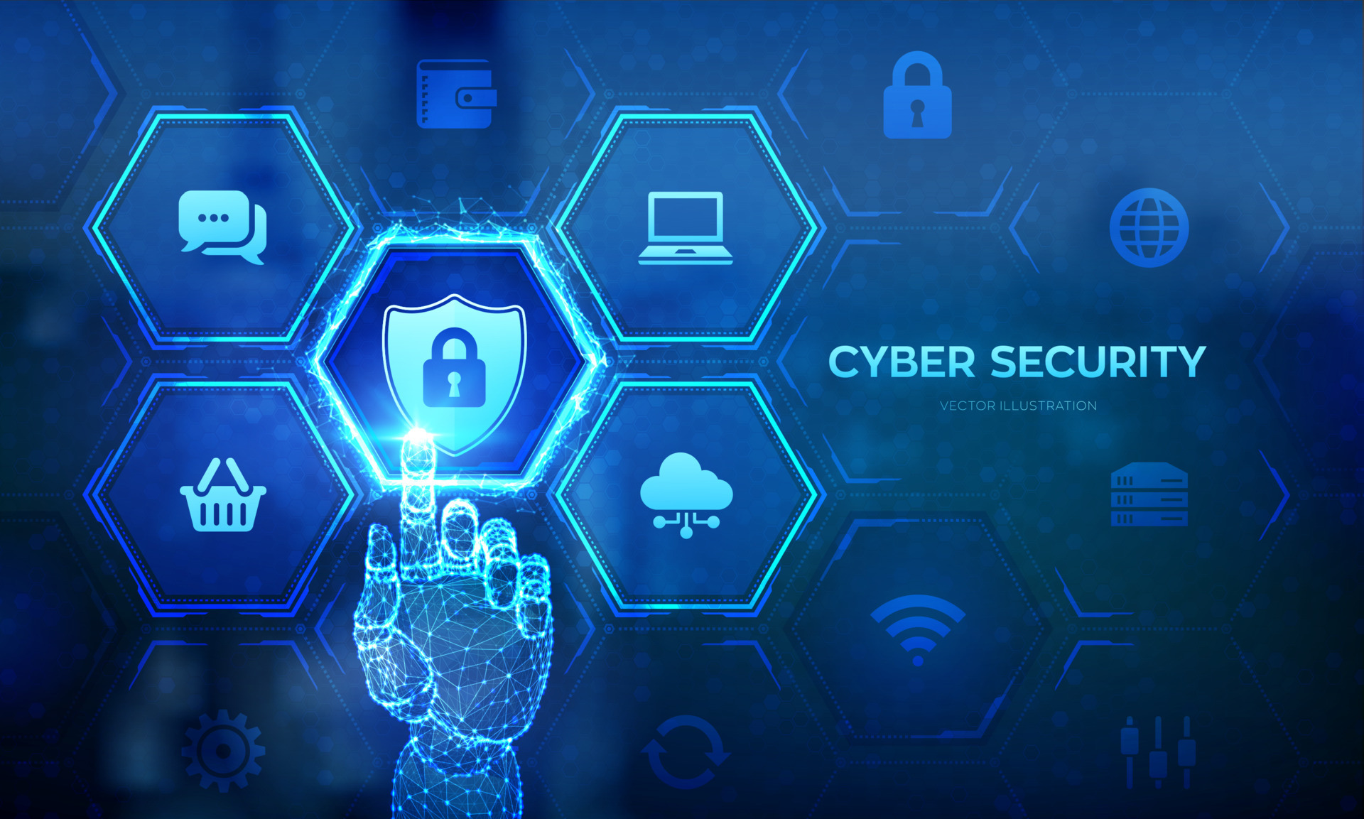 Cyber Security. Data protection business concept on virtual screen ... Cyber Security. Data protection business concept on virtual screen ...