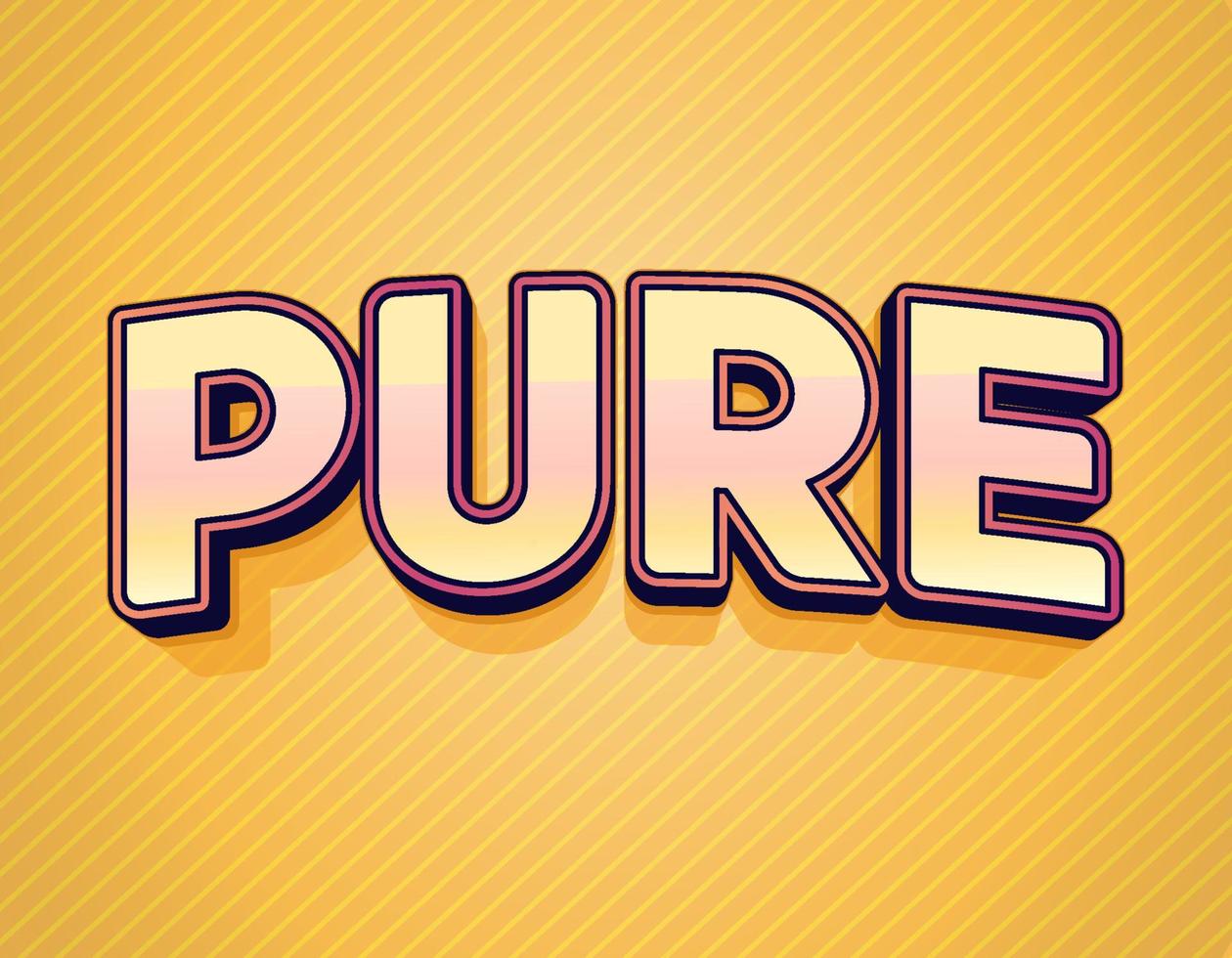 3d Text effect style free vector, gold text 3d, 3d text box, vector ...