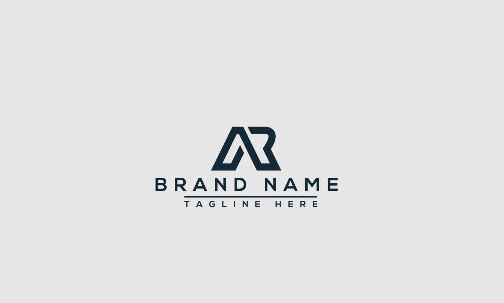 AR Logo Design Template Vector Graphic Branding Element. 10946605 Vector Art at Vecteezy