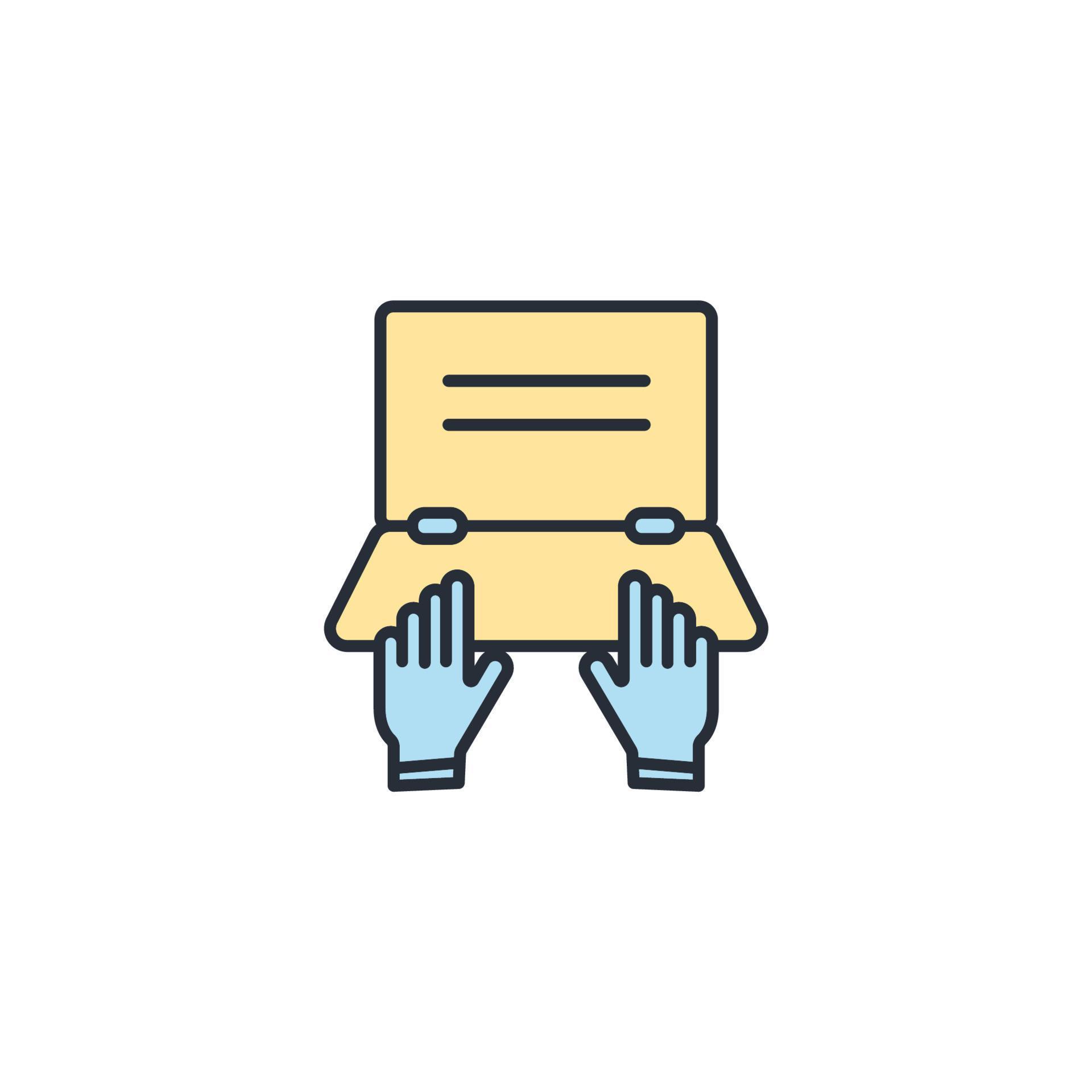 Typing icons symbol vector elements for infographic web 10947096 Vector ...