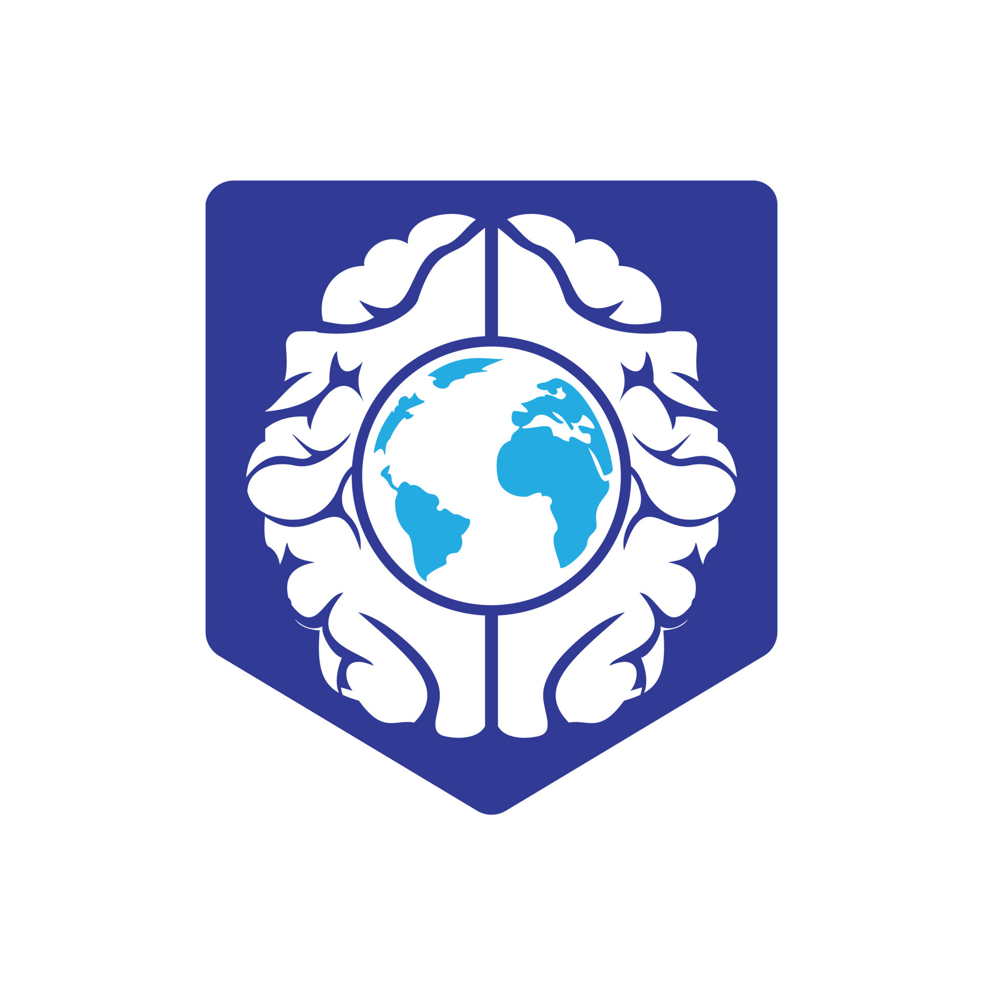 Smart world logo symbol design. 10948838 Vector Art at Vecteezy