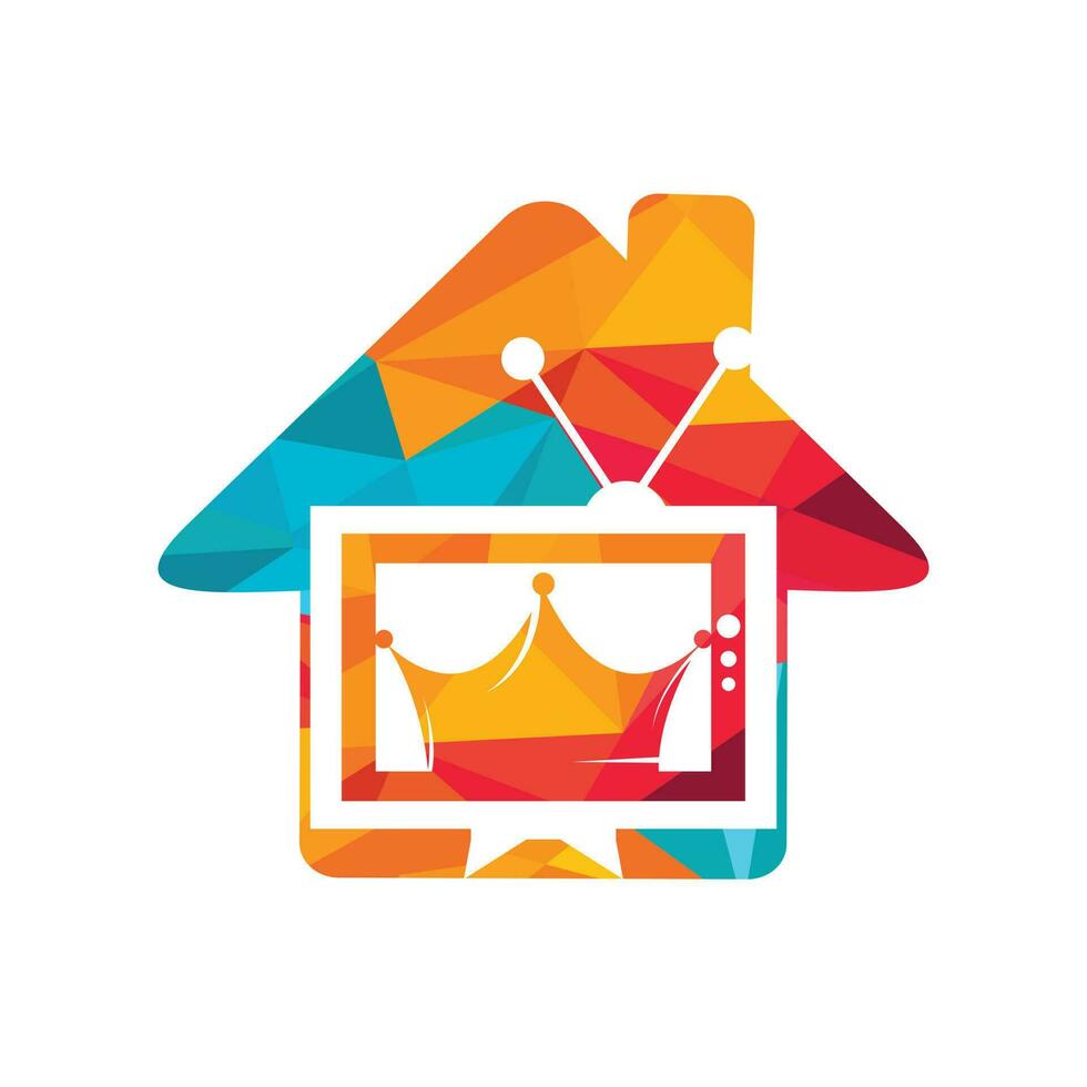 King TV vector logo design template. 10949129 Vector Art at Vecteezy