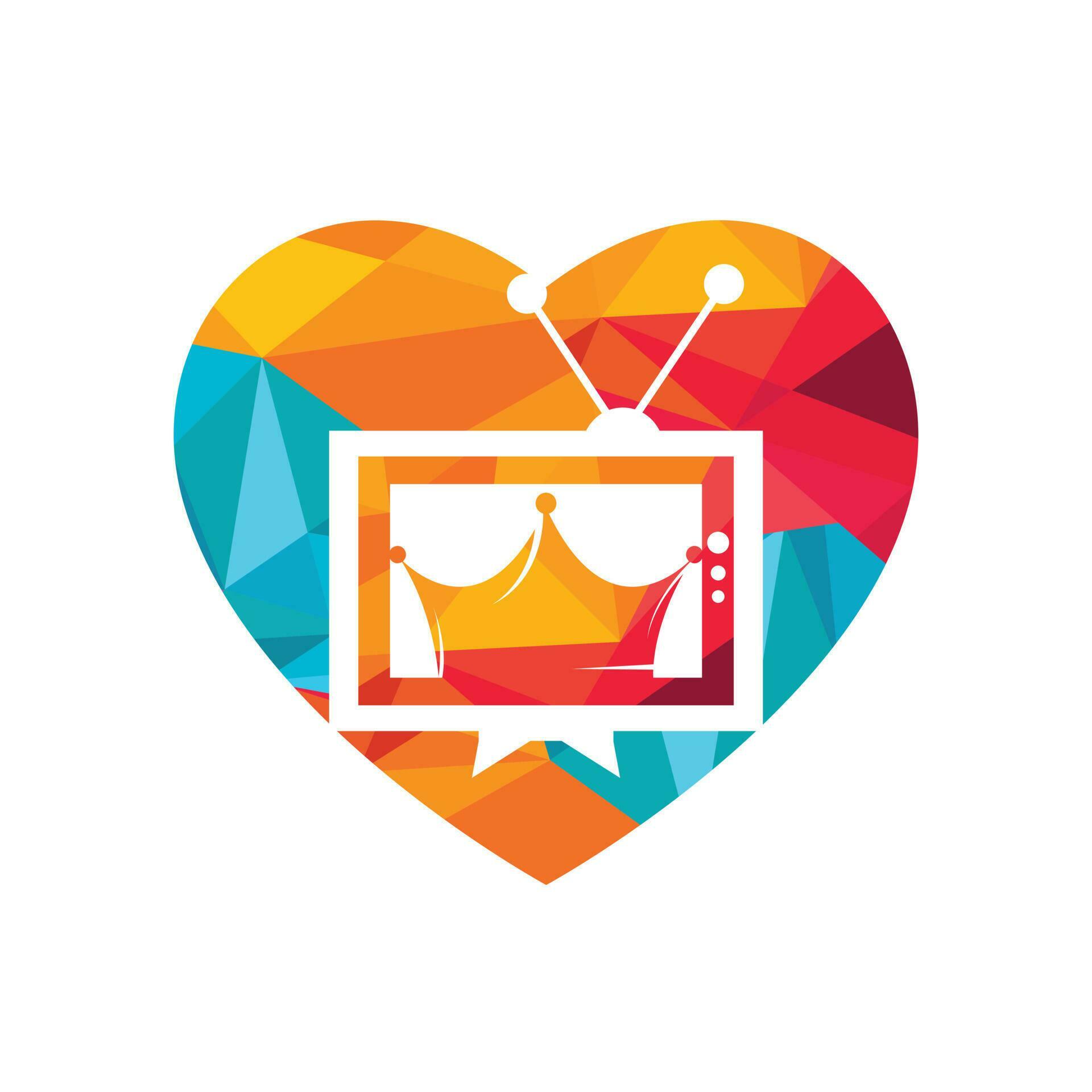 King TV vector logo design template. 10953367 Vector Art at Vecteezy