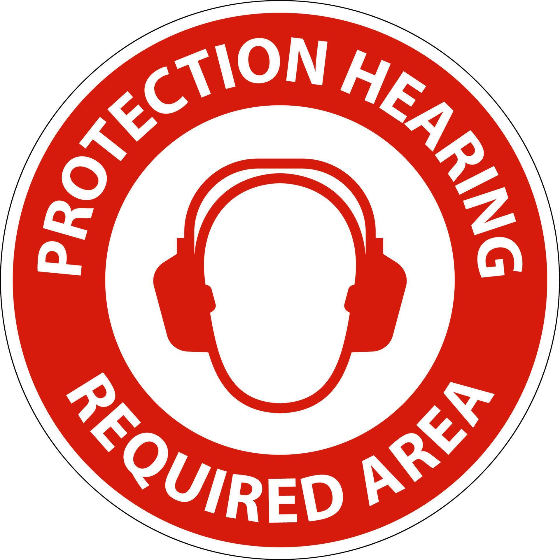Danger Double Hearing Protection Sign On White Background 10953619 ... Danger Double Hearing Protection Sign On White Background 10953619 ...