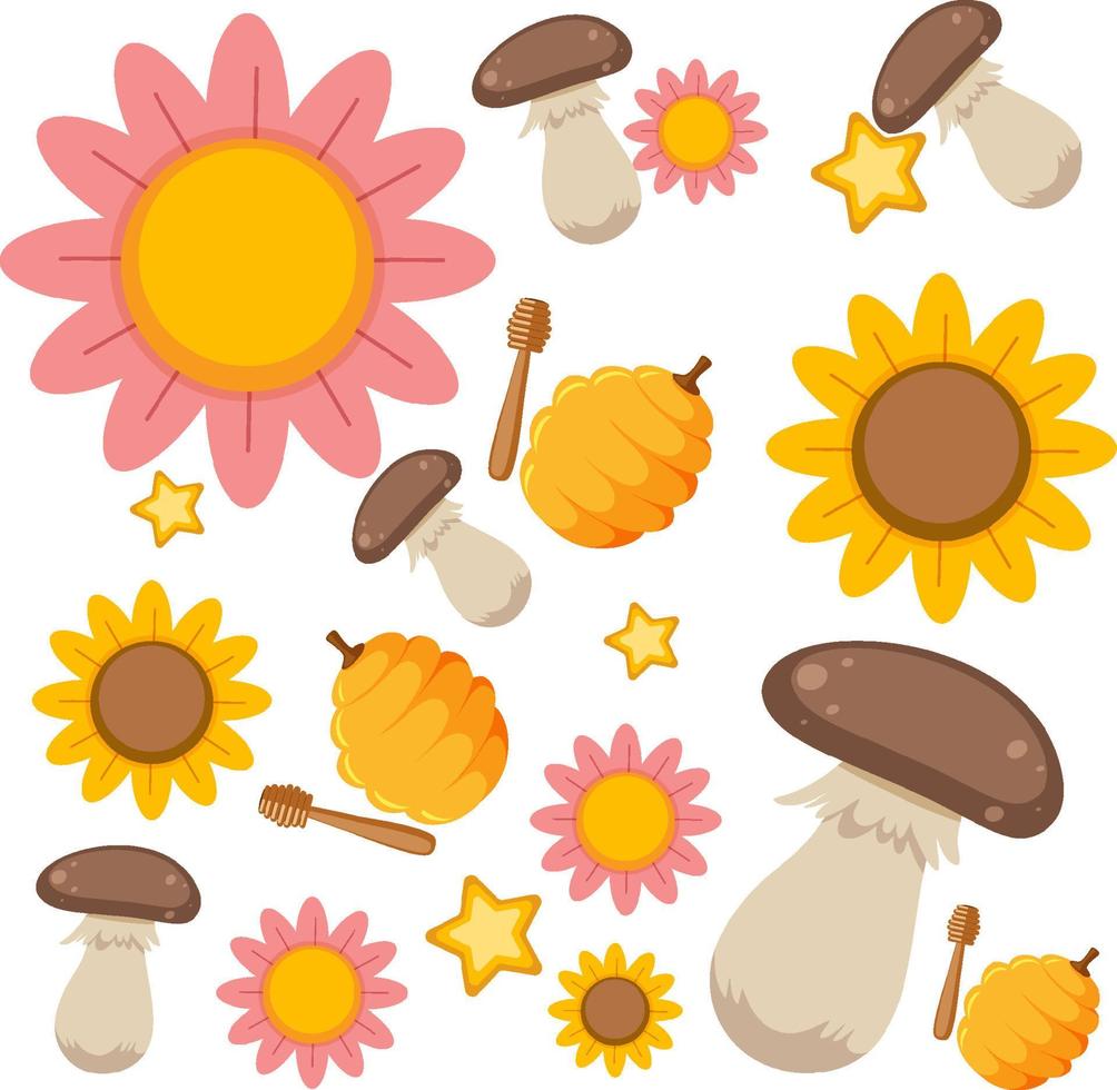Cute Cartoon Seamless Pattern 10959262 Vector Art At Vecteezy