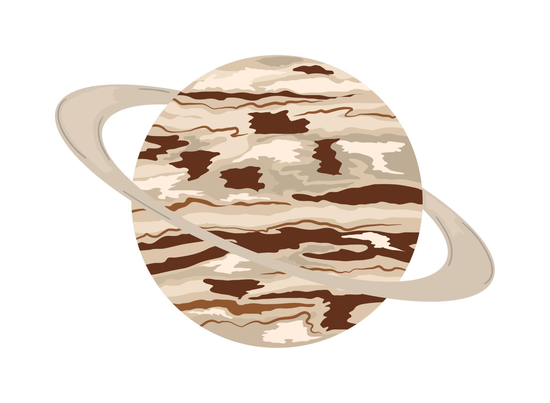 universe planet saturn 10963264 Vector Art at Vecteezy