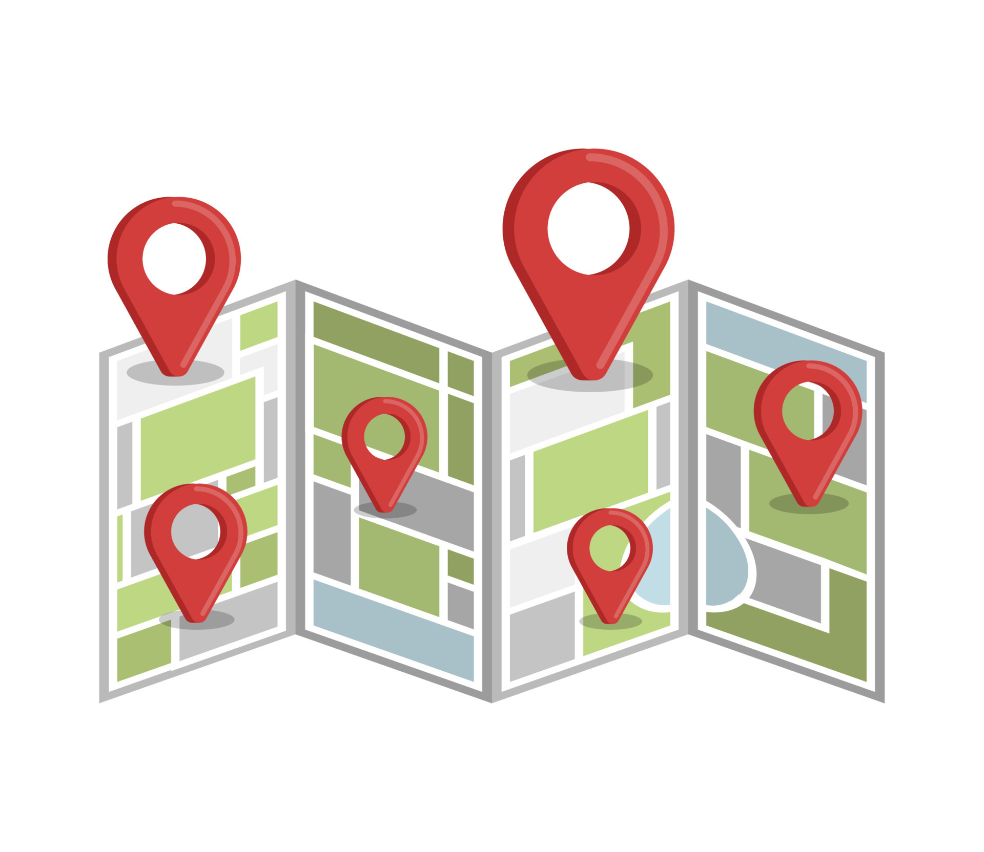 navigation map with pointer 10966768 Vector Art at Vecteezy