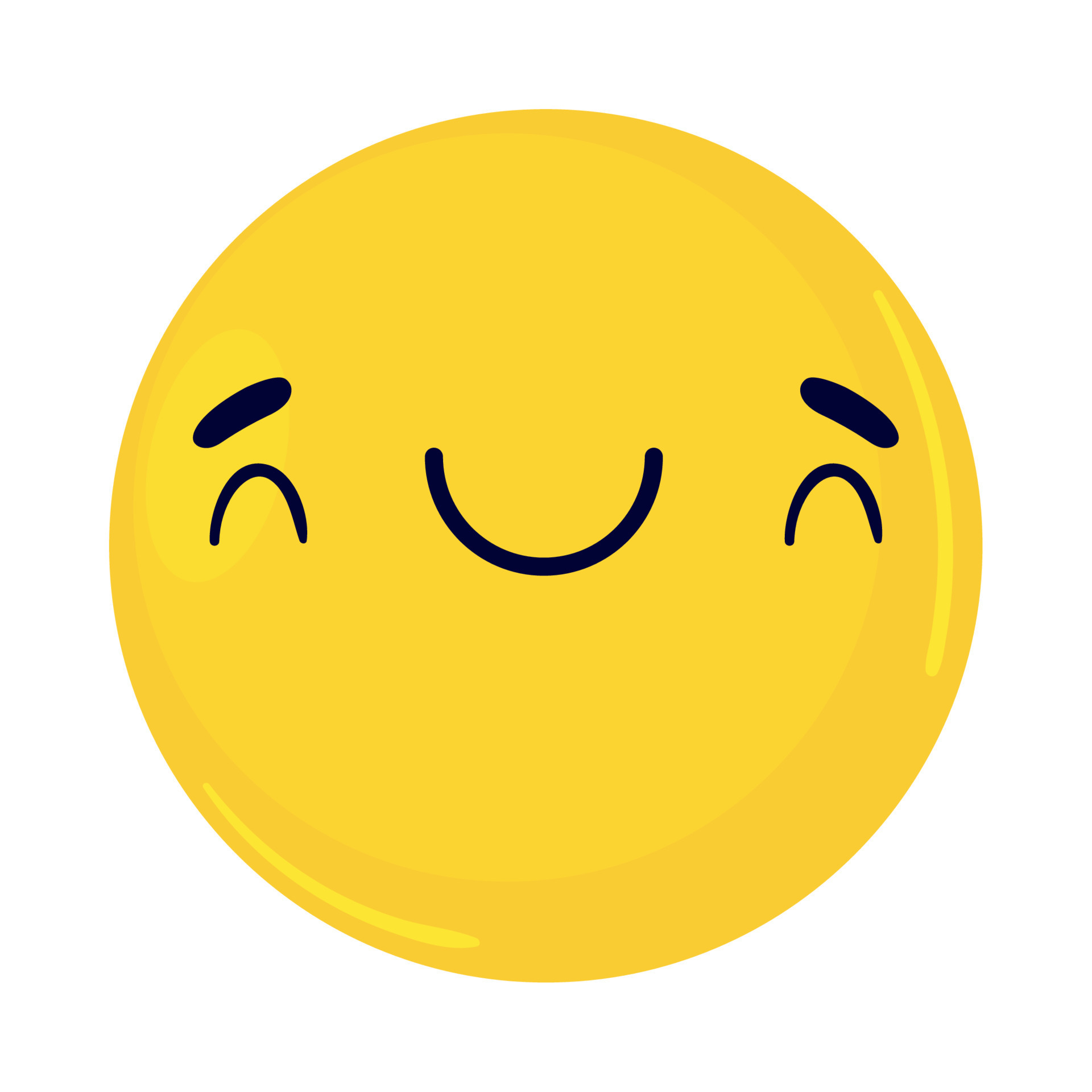 cute smile emoticon 10966806 Vector Art at Vecteezy
