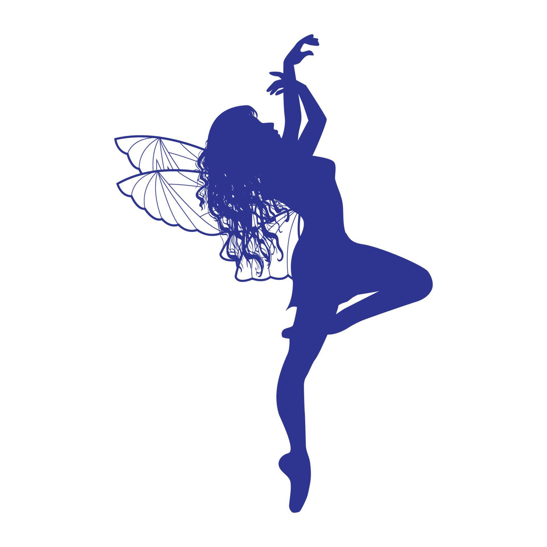 Cute Fairy Silhouette Illustration 10968836 Vector Art At Vecteezy