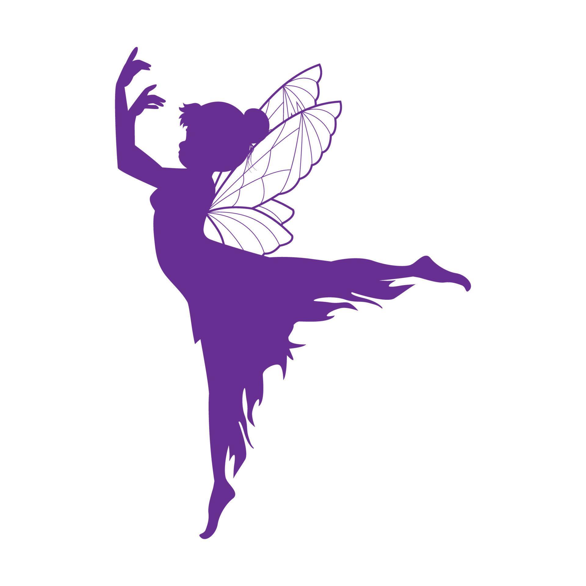 Cute Fairy Silhouette Illustration 10968850 Vector Art At Vecteezy