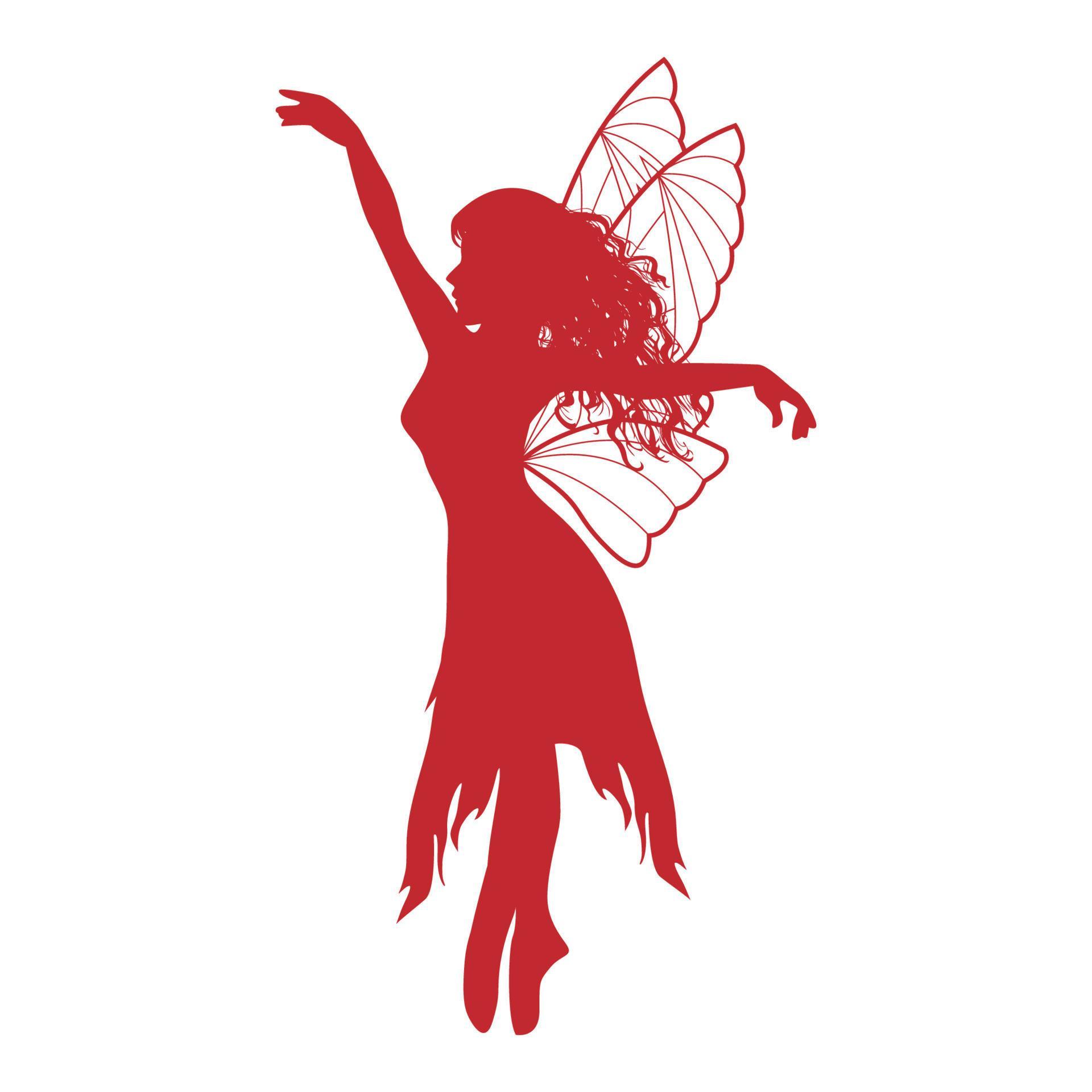Cute Fairy Silhouette Illustration 10968860 Vector Art At Vecteezy