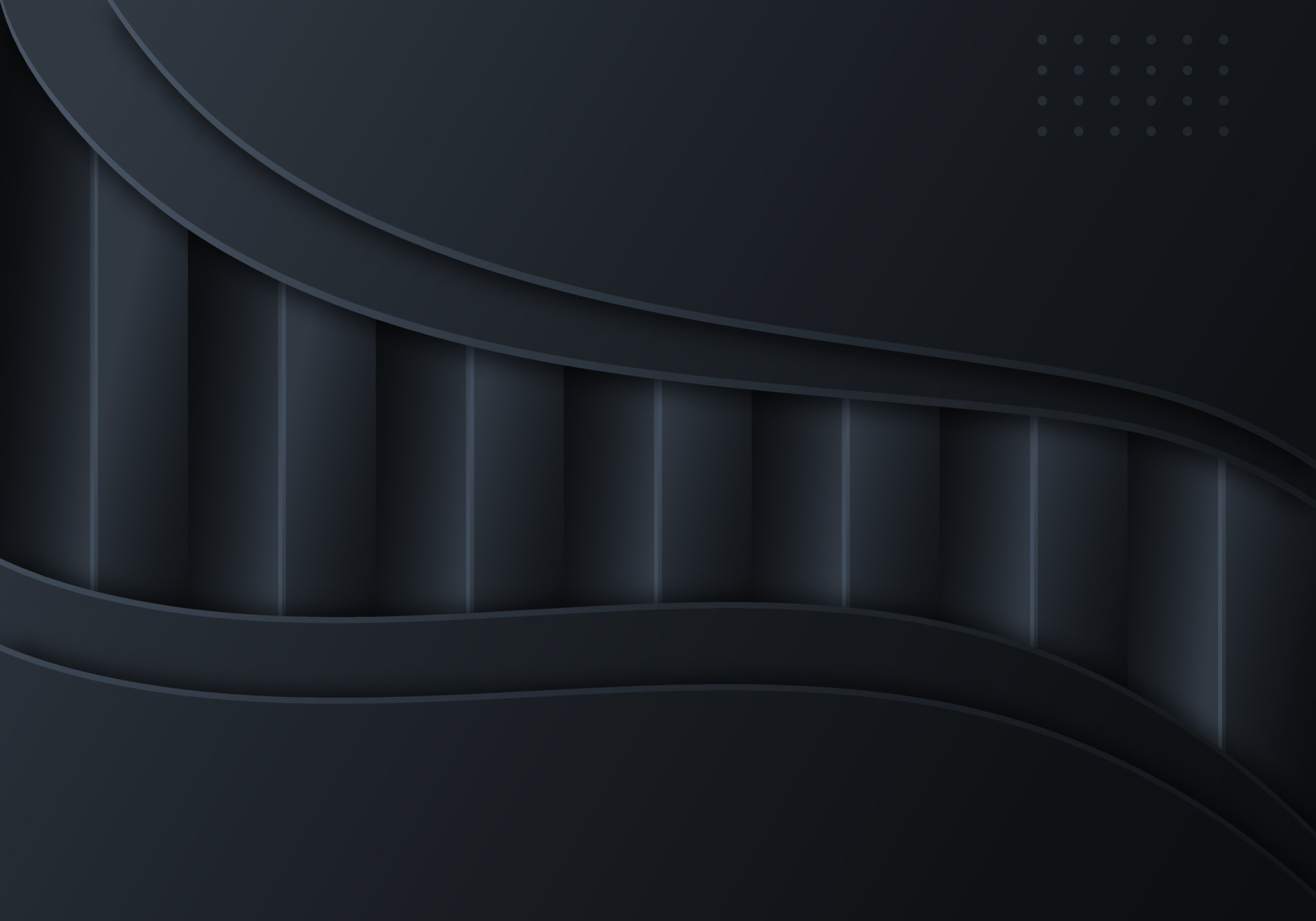 Abstract Black Overlap Layers Techno Background With Copy Space For Text 10970046 Vector Art At