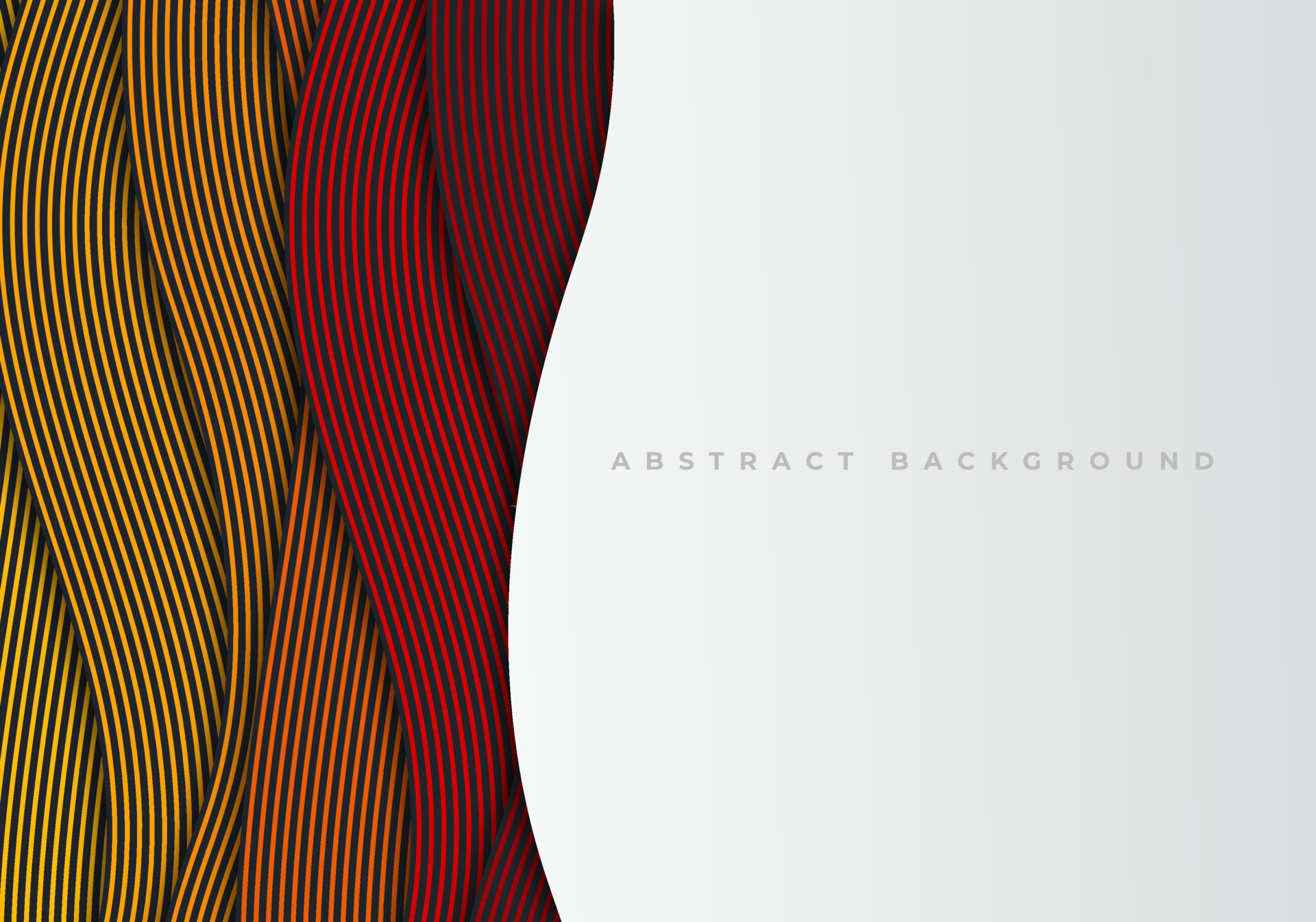 Abstract Colorful Wavy Line Layer Dimension Background With Copy Space For Text 10970064 Vector