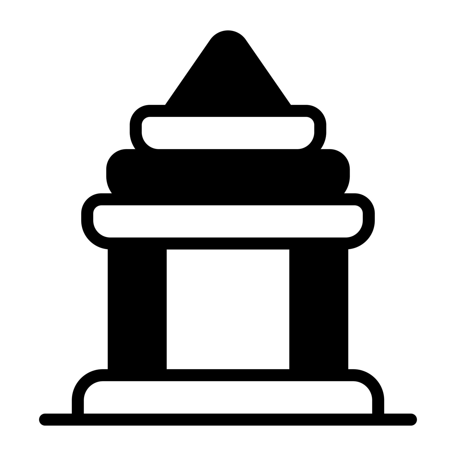 temple vector glyph icon. Hindu festival, Hindu celebration icon ... temple vector glyph icon. Hindu festival, Hindu celebration icon ...