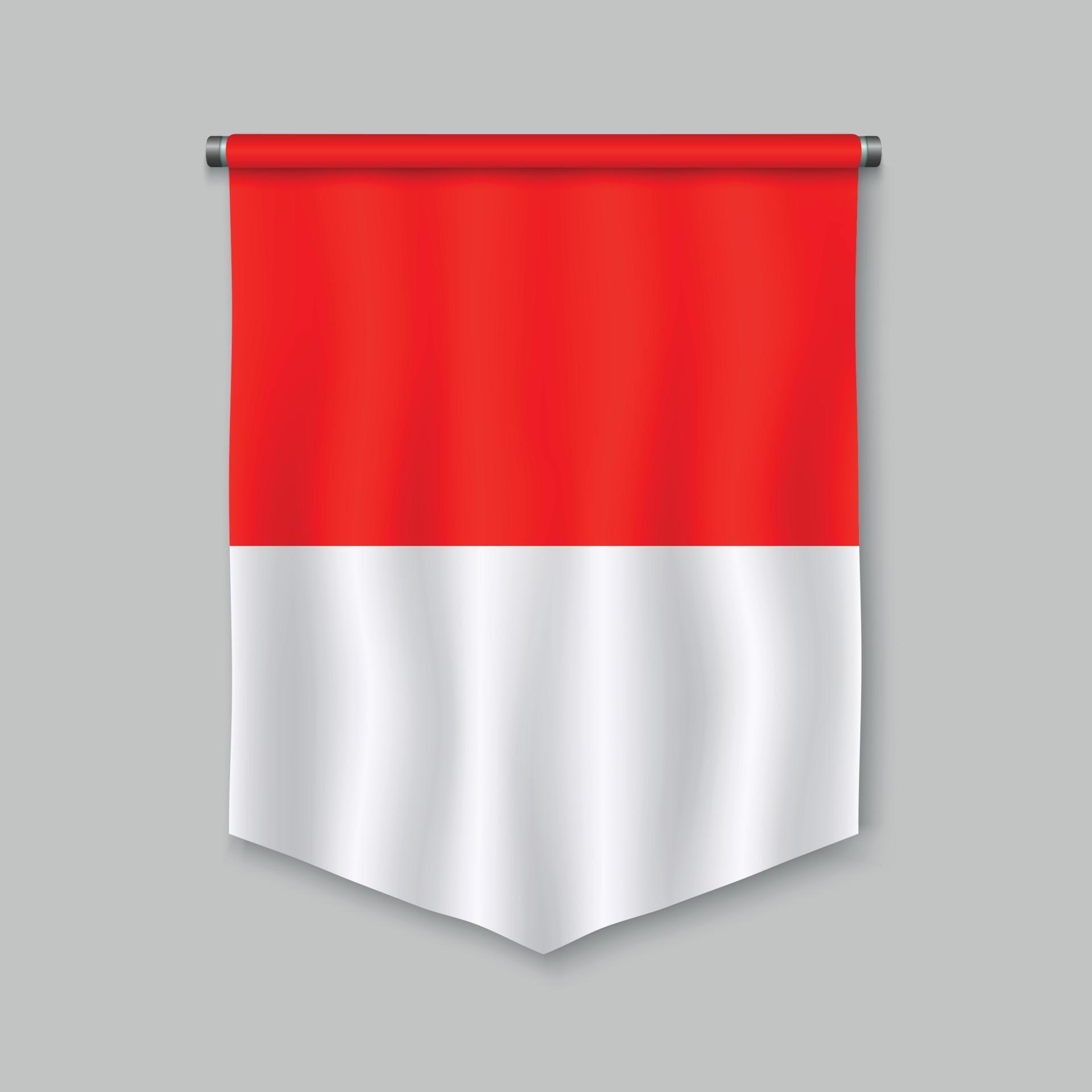 pennant with flag 10971532 Vector Art at Vecteezy