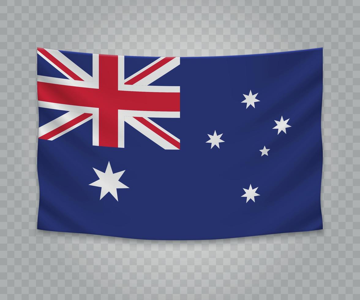 Realistic hanging flag 10971719 Vector Art at Vecteezy