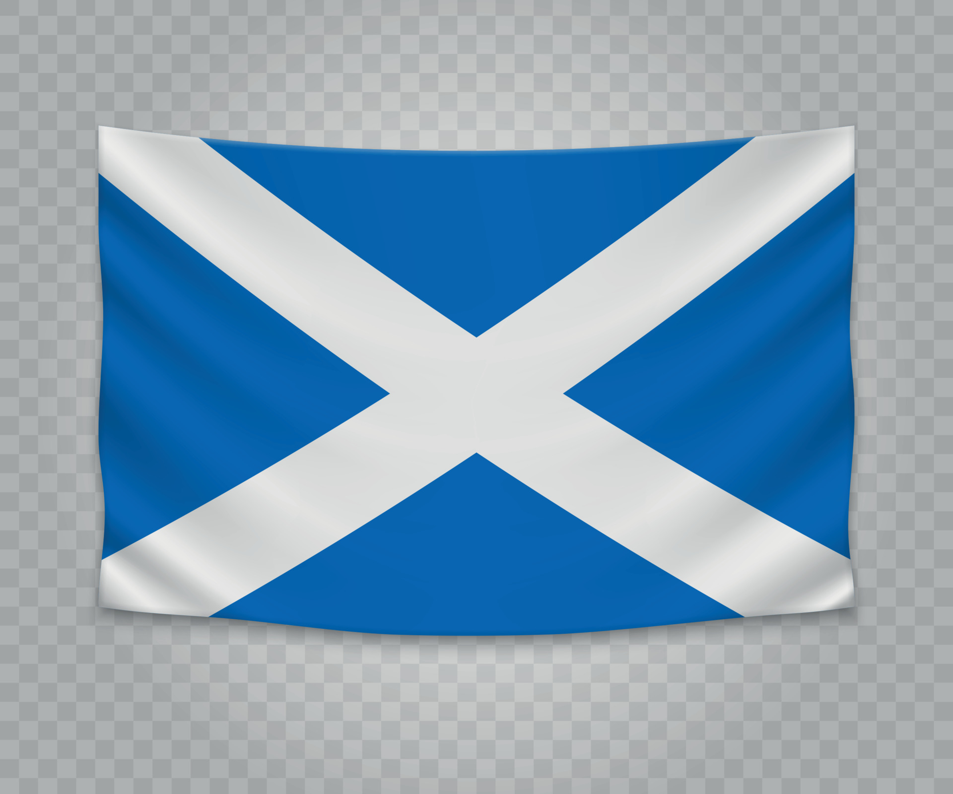 Realistic hanging flag 10971822 Vector Art at Vecteezy