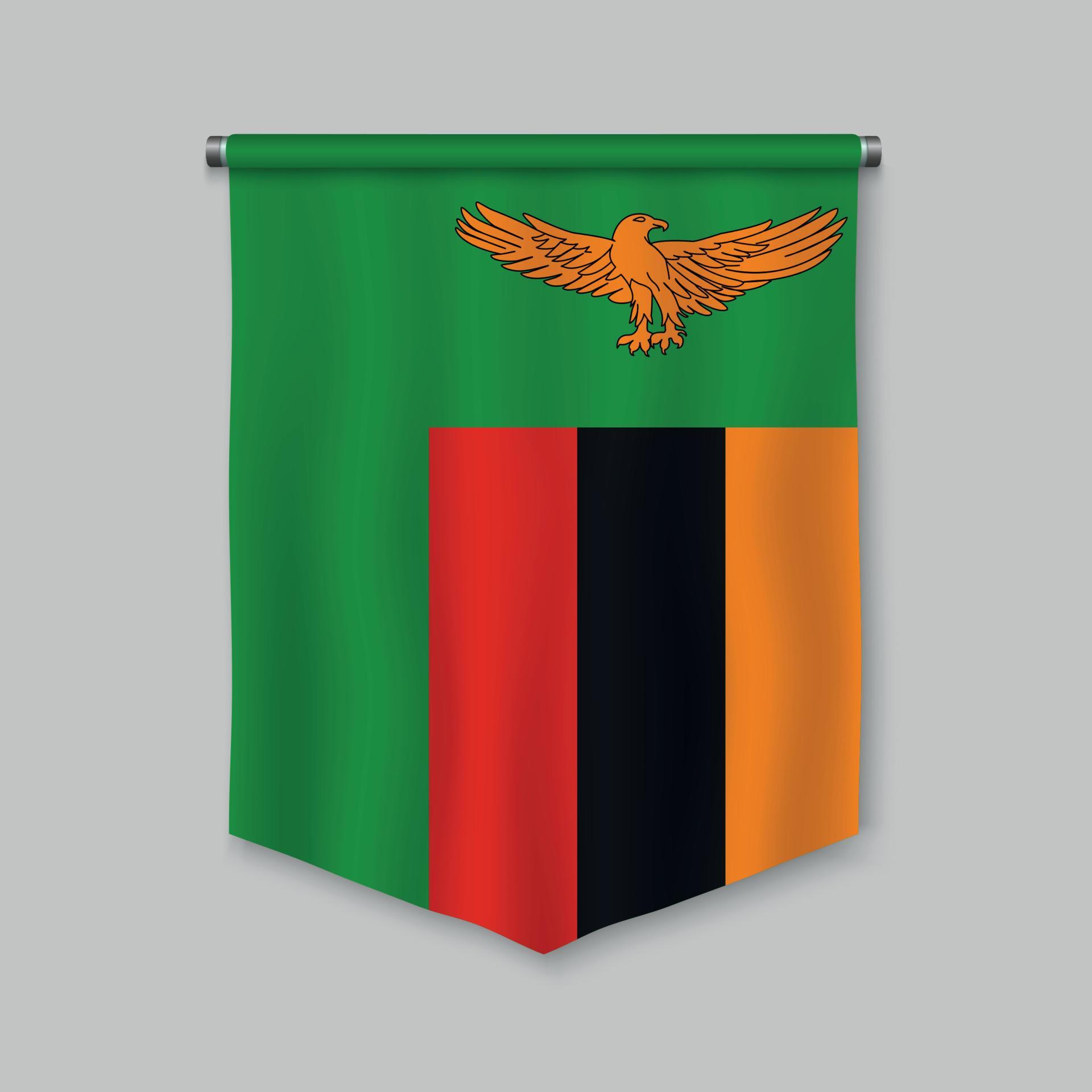 pennant with flag 10971838 Vector Art at Vecteezy