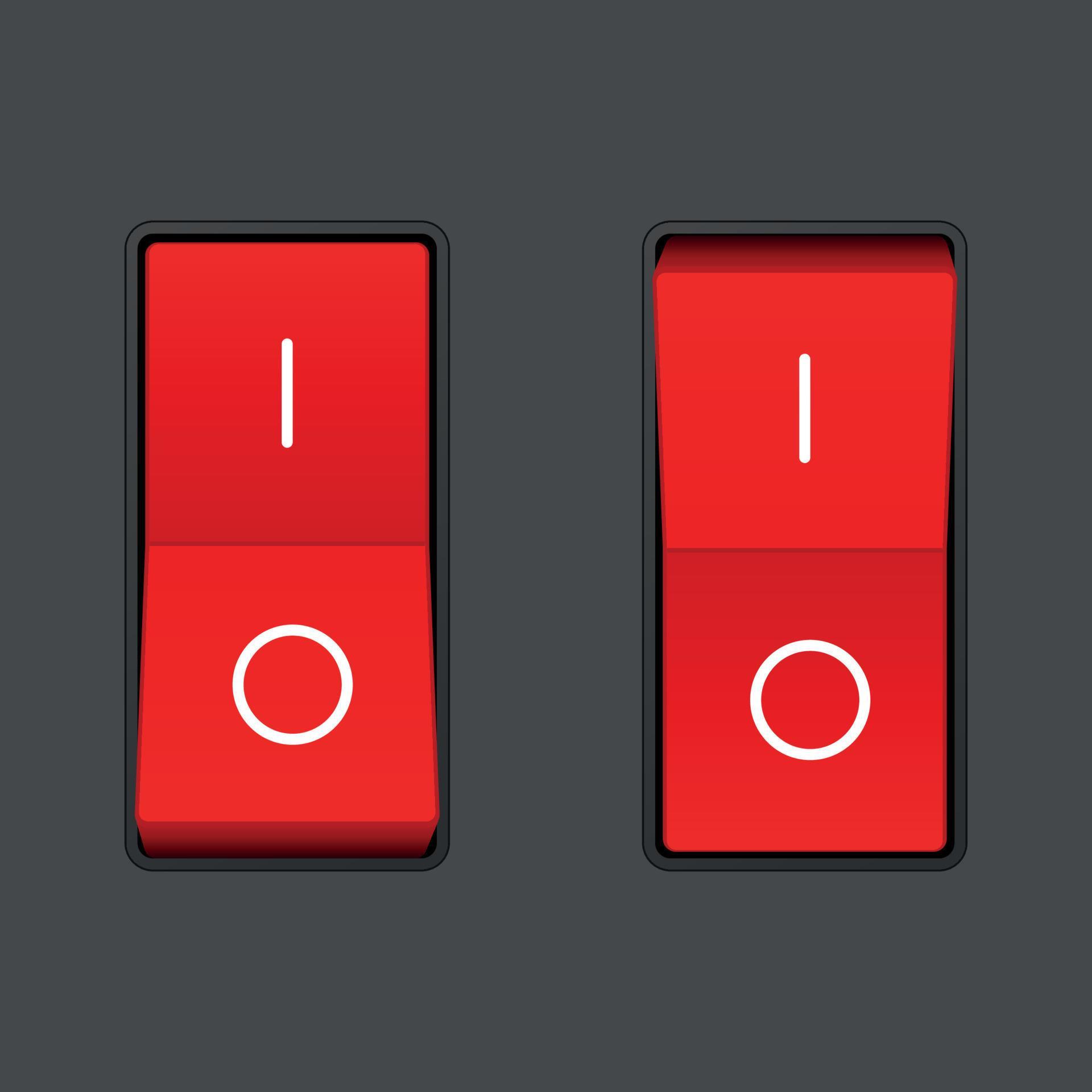 Realistic Toggle Switch 10972055 Vector Art At Vecteezy
