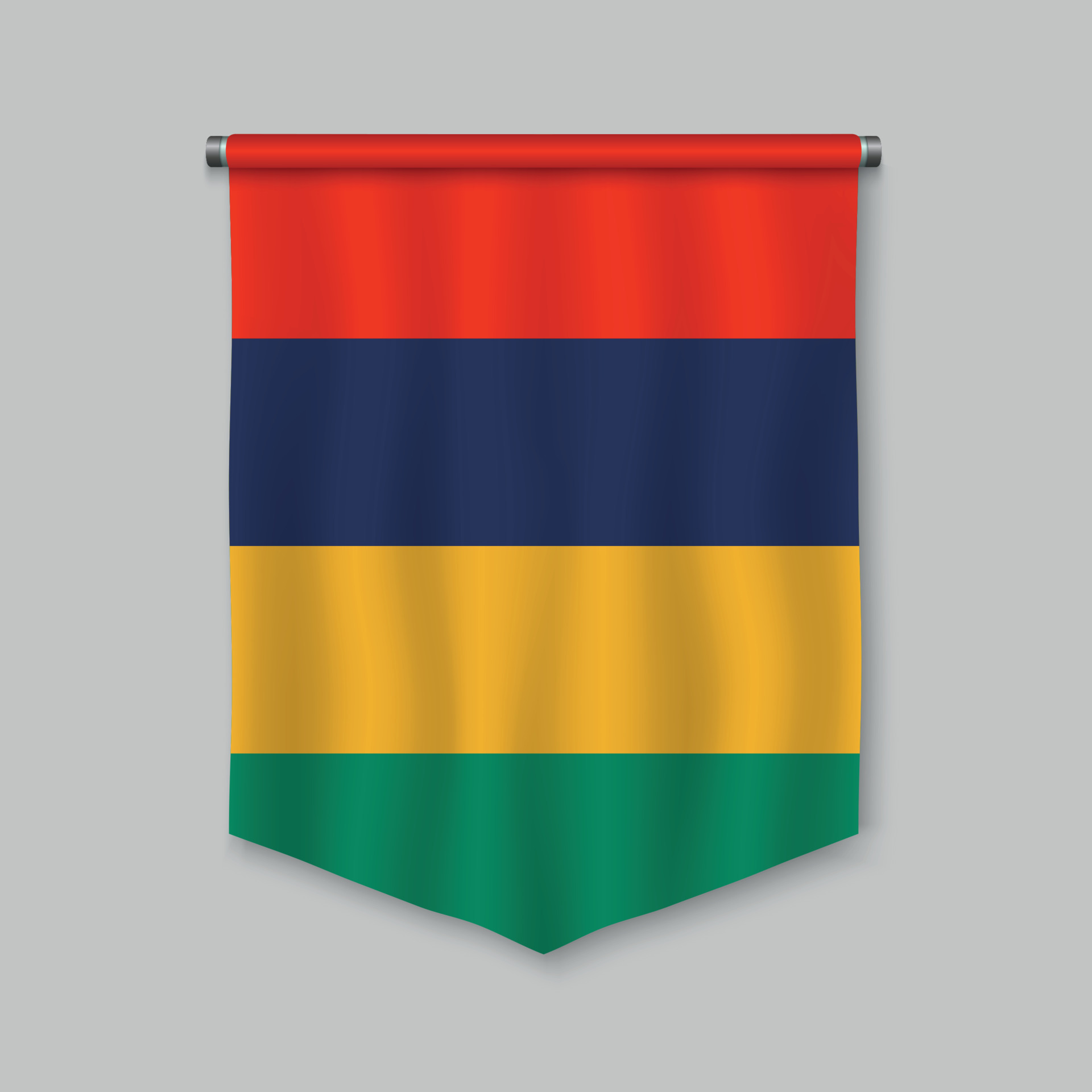 pennant with flag 10972206 Vector Art at Vecteezy