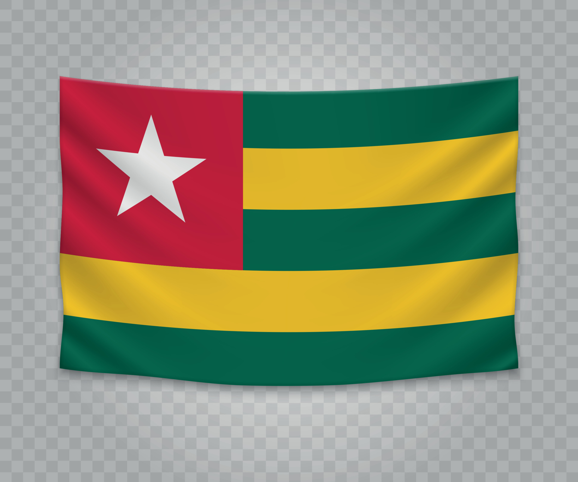 Realistic hanging flag 10972208 Vector Art at Vecteezy