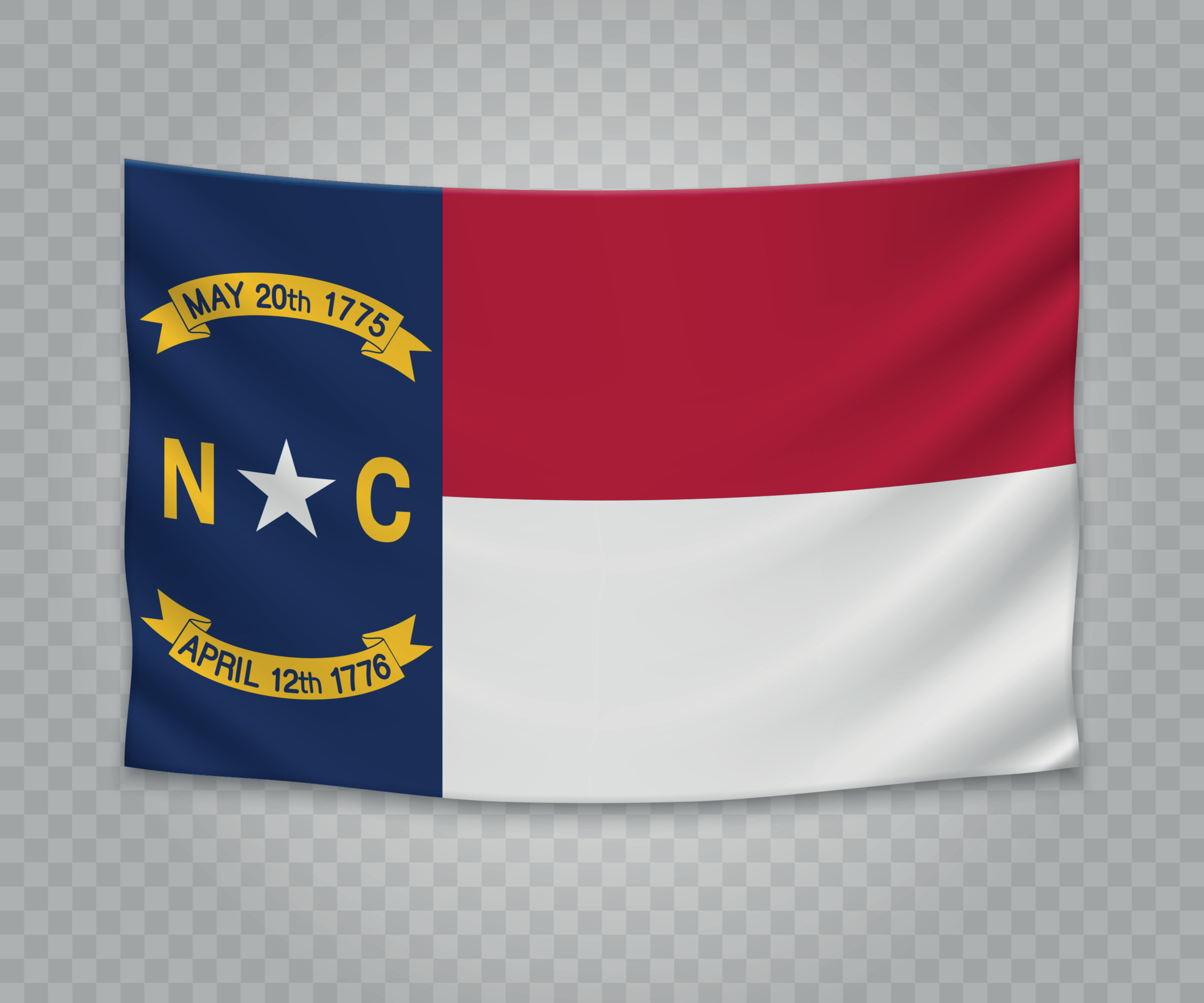 Realistic hanging flag 10972210 Vector Art at Vecteezy