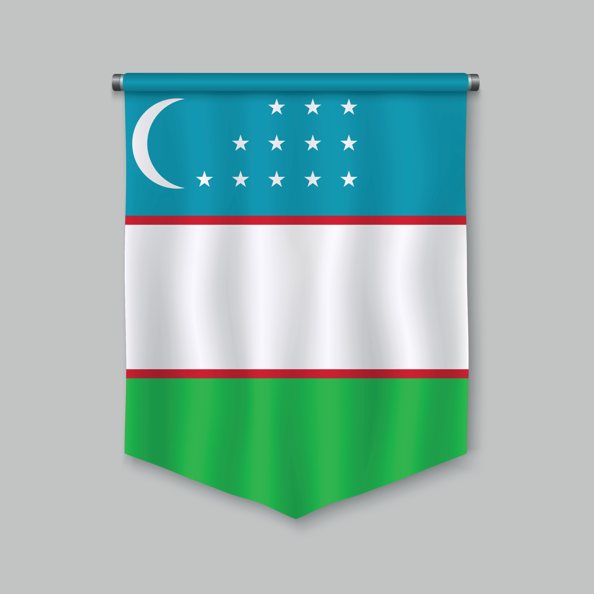 pennant with flag 10972444 Vector Art at Vecteezy