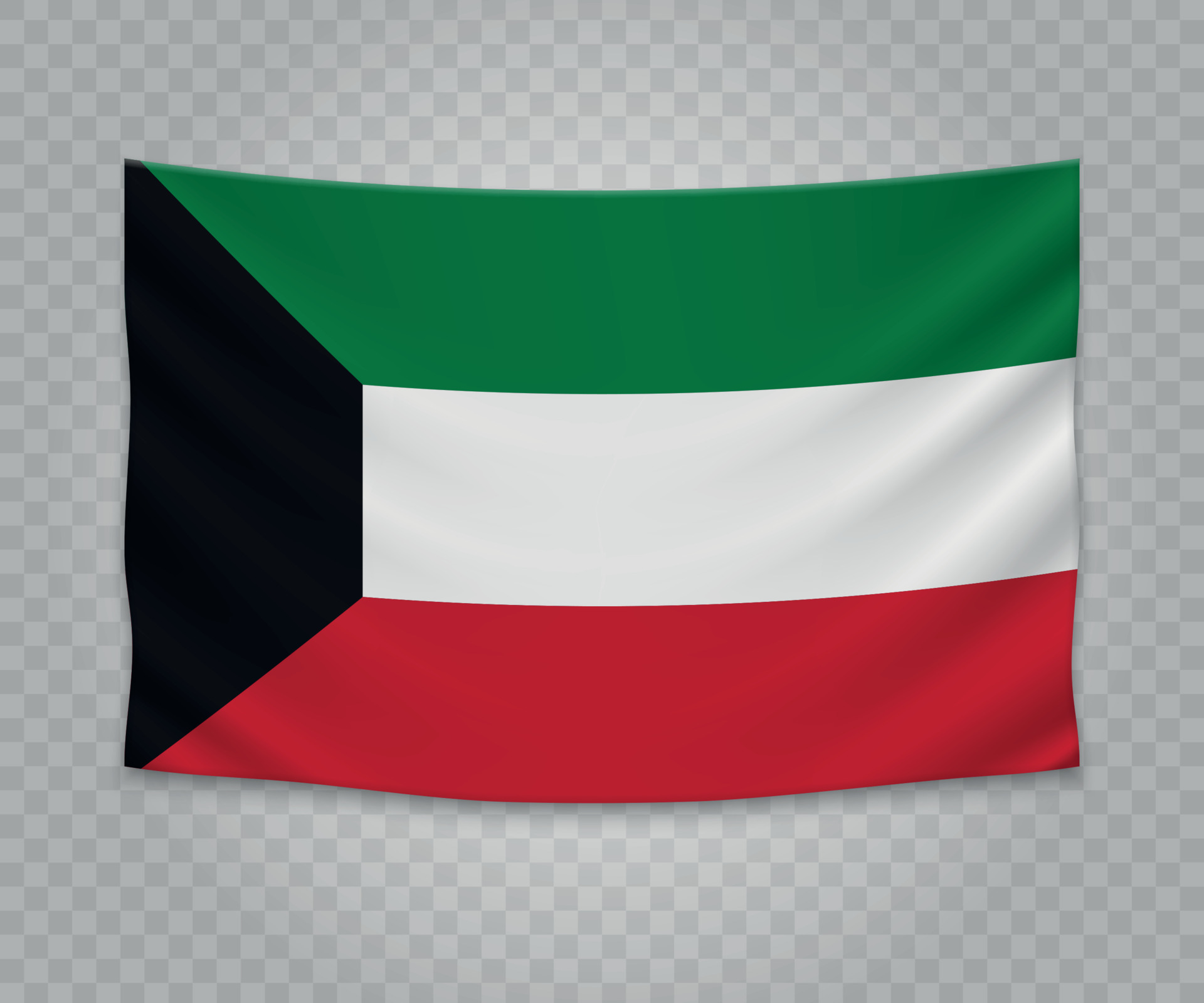 Realistic hanging flag 10972901 Vector Art at Vecteezy