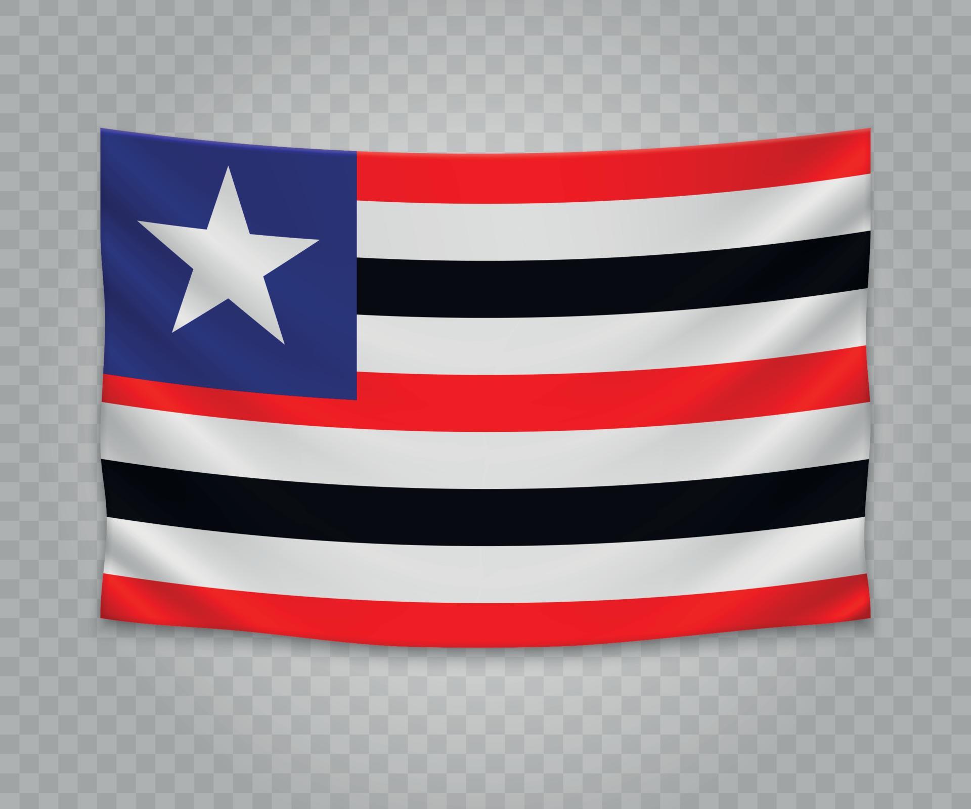 Realistic hanging flag 10972943 Vector Art at Vecteezy